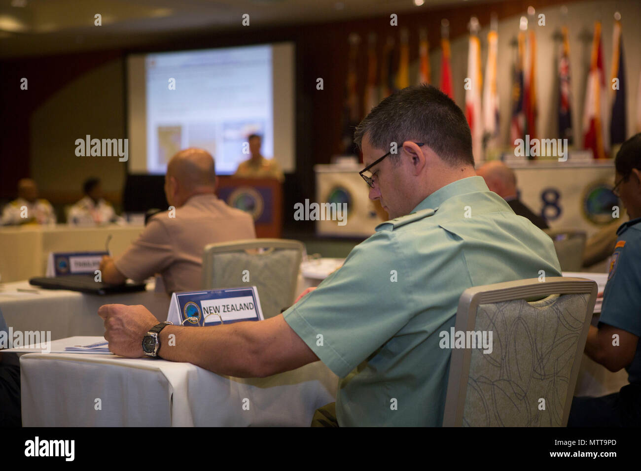 New Zealand Lt. Col. Marcus Linehan, Headquarters Joint Force New ...