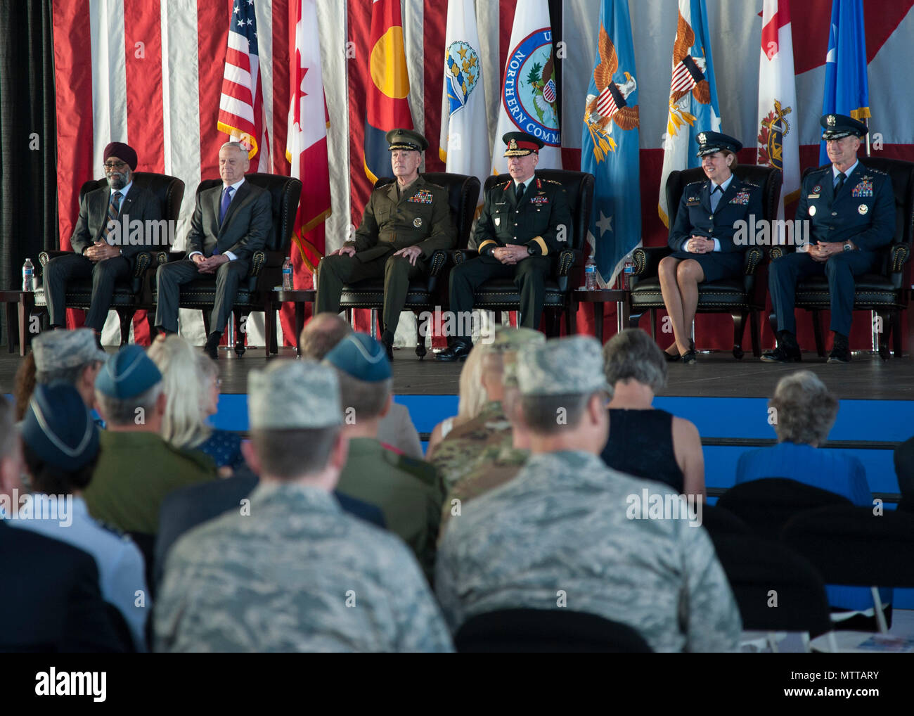 Members of both the North American Aerospace Defense Command and U.S ...
