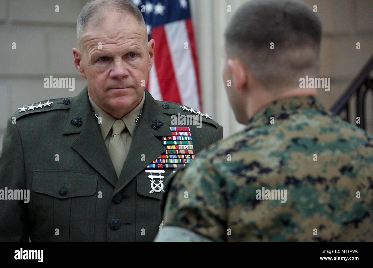 Commandant of the Marine Corps Gen. Robert B. Neller speaks to Marine ...