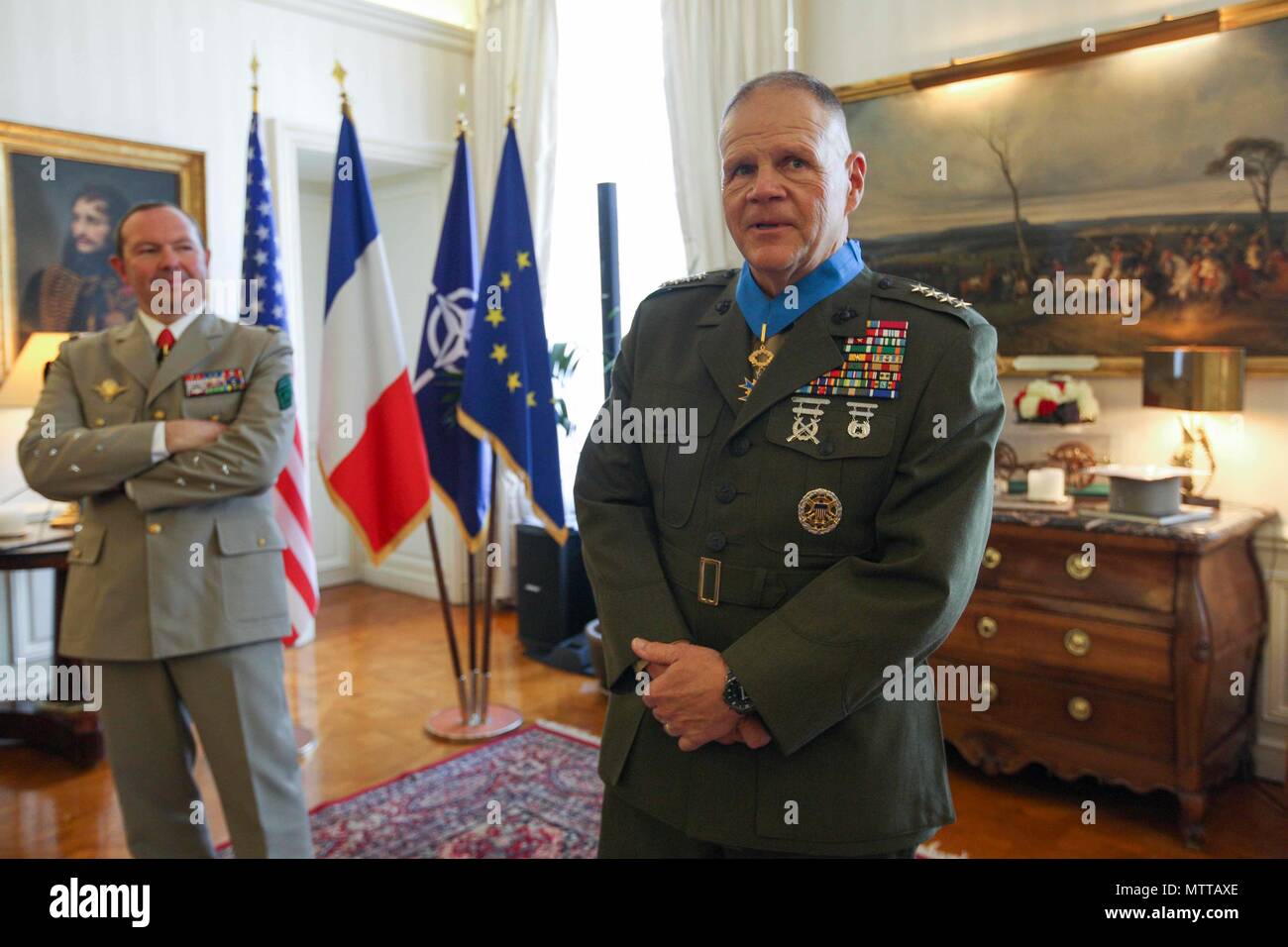 Commandant of the Marine Corps Gen. Robert B. Neller speaks to military ...