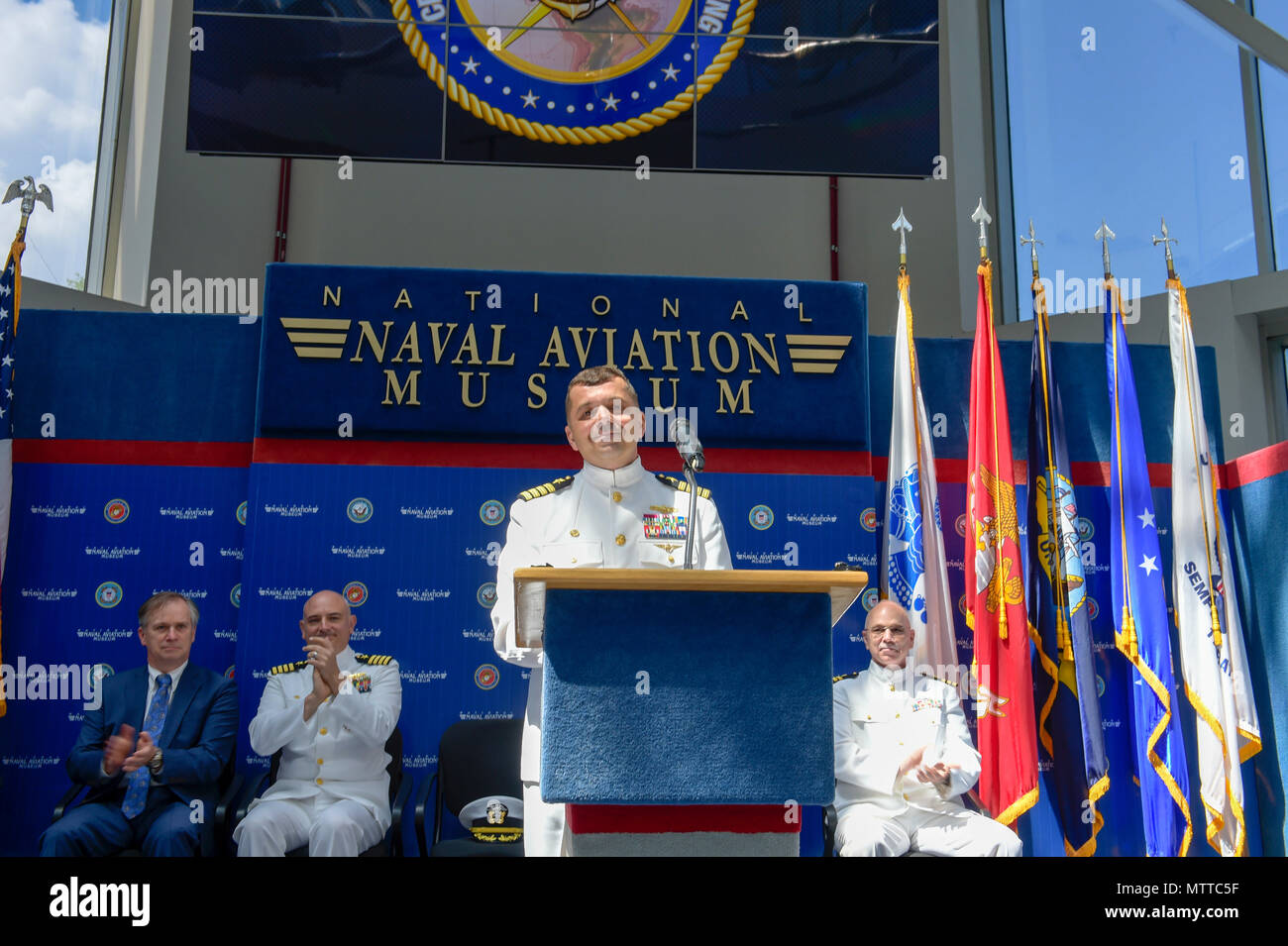 180524-N-FI568-0099 PENSACOLA, Fla. (May 24, 2018) Capt. Nick Andrews ...