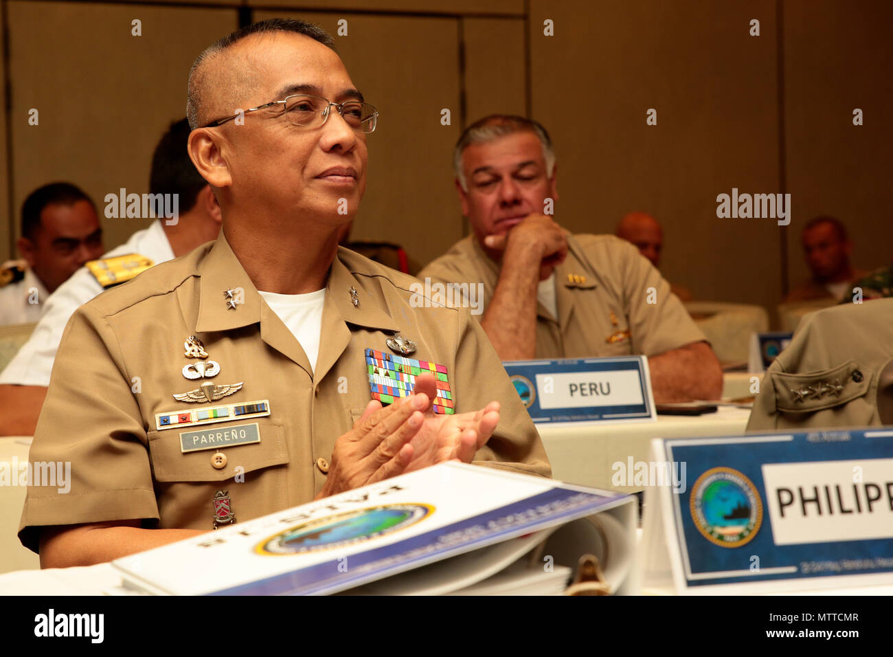 Maj. Gen. Alvin Parreño, commandant of the Philippine Marine Corps ...