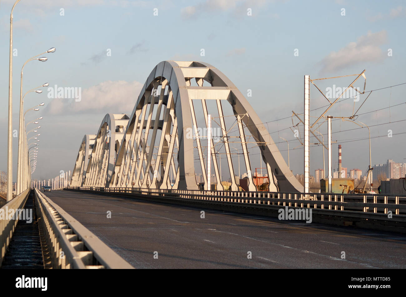 Combined Road And Railway Bridge High Resolution Stock Photography and ...