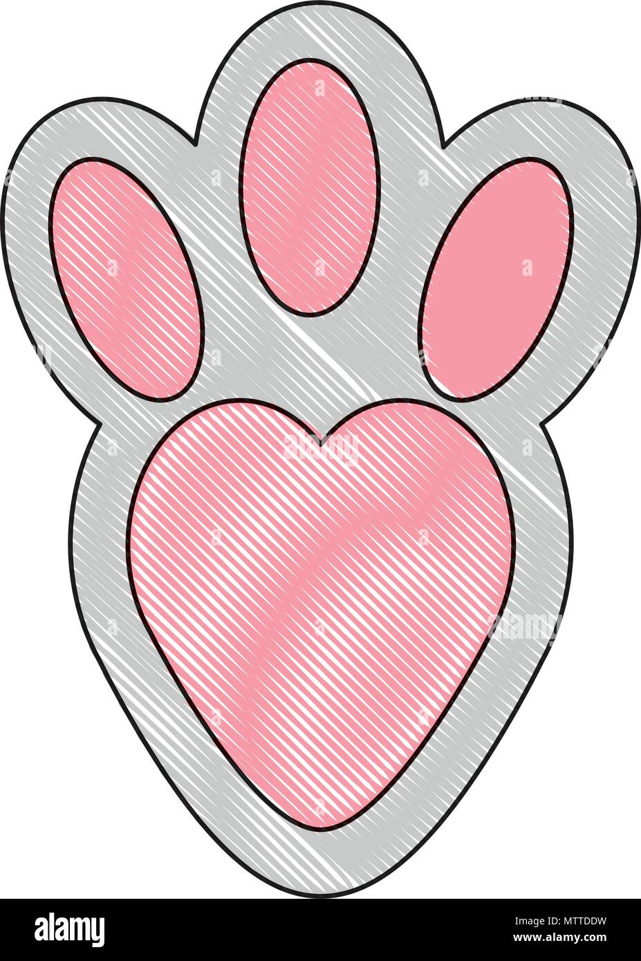Rabbit Footprint High Resolution Stock Photography and Images - Alamy