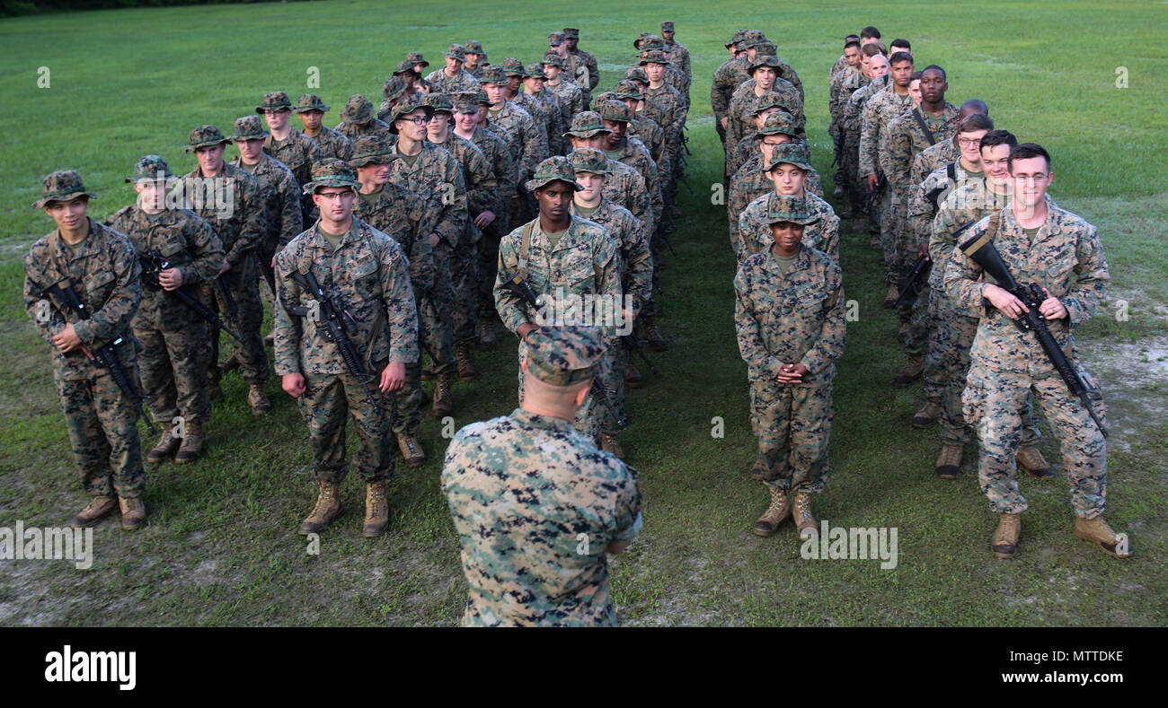 U.S. Marine Corps Gunnery Sgt. Lucas Lavadour, with 2nd Marine ...