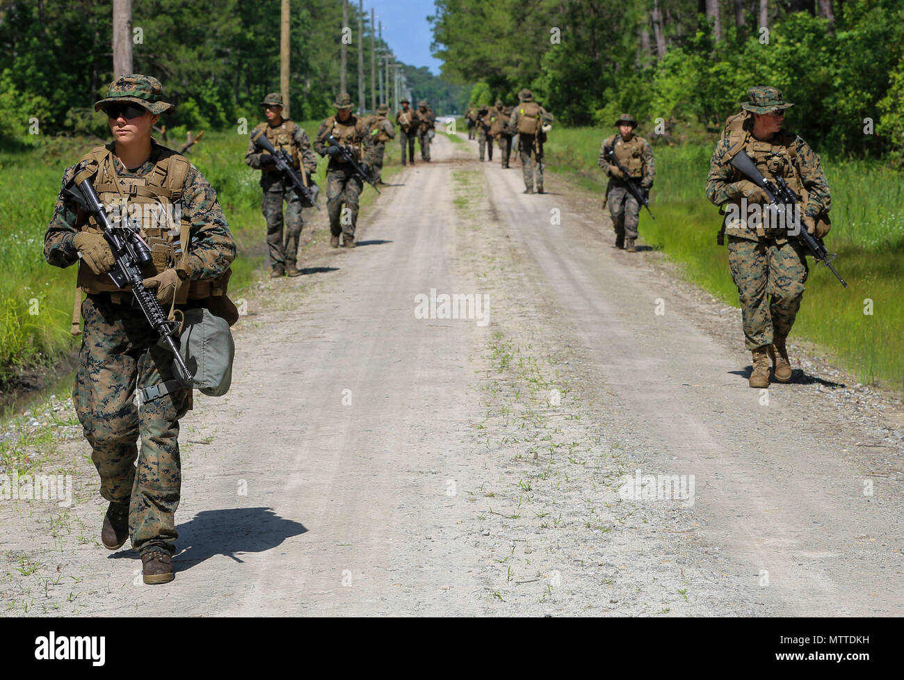 U.S. Marines with 2nd Transportation Support Battalion (TSB), 2nd ...
