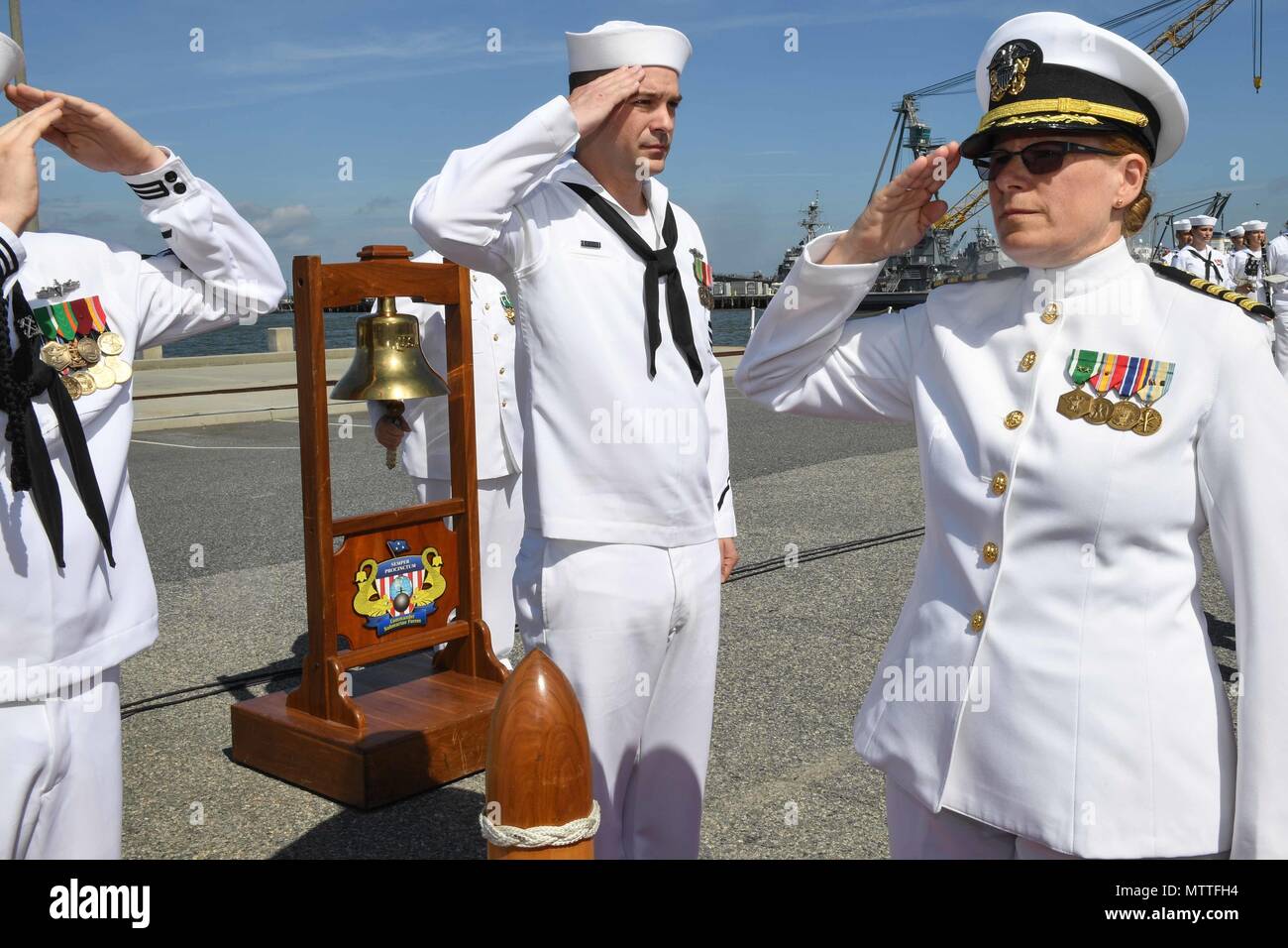 180526-N-GX781-0112 - Captain Maryetta Nolan, daughter of USS Scorpion ...