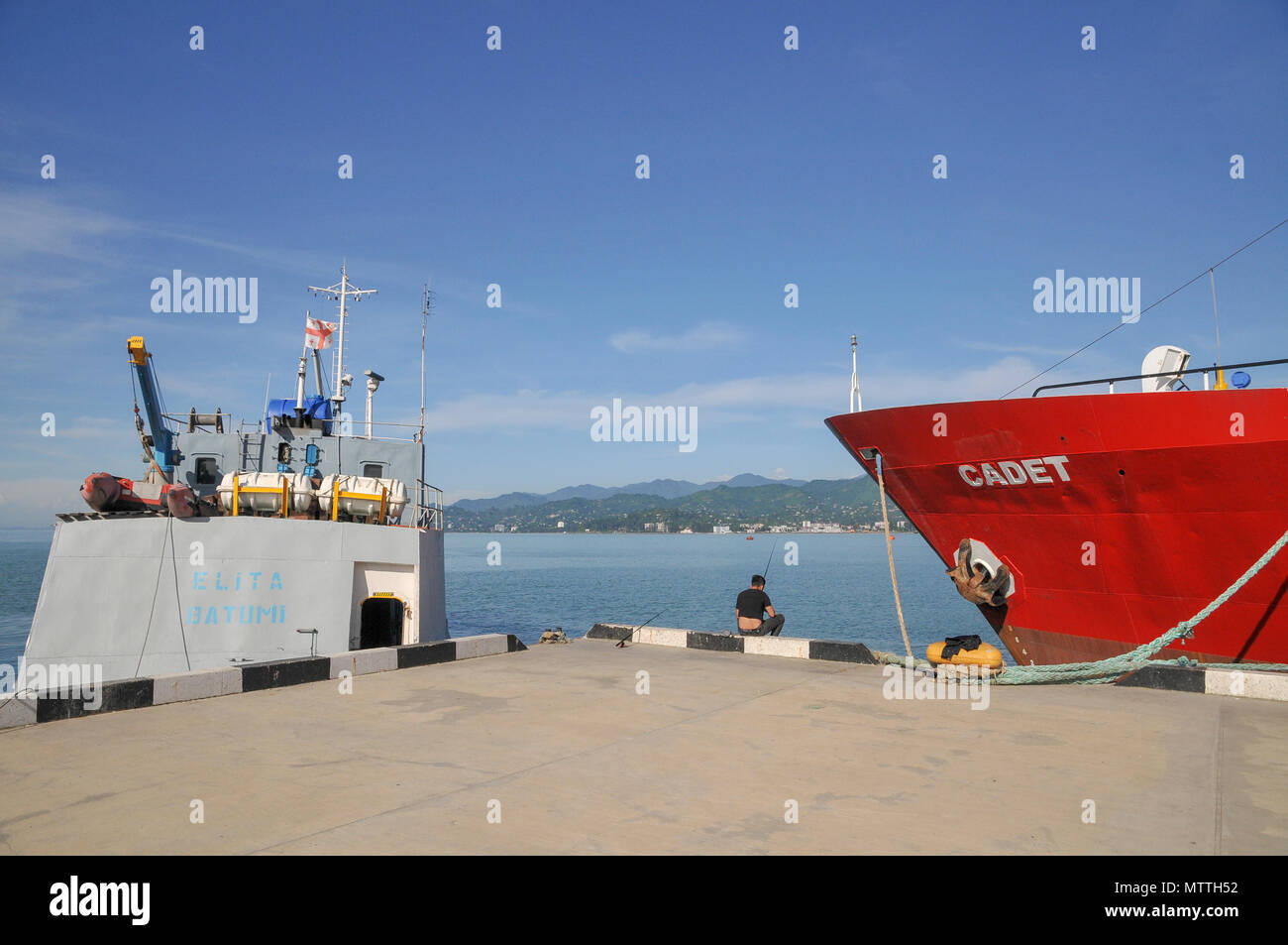 Batumi sea port, Georgia Stock Photo - Alamy