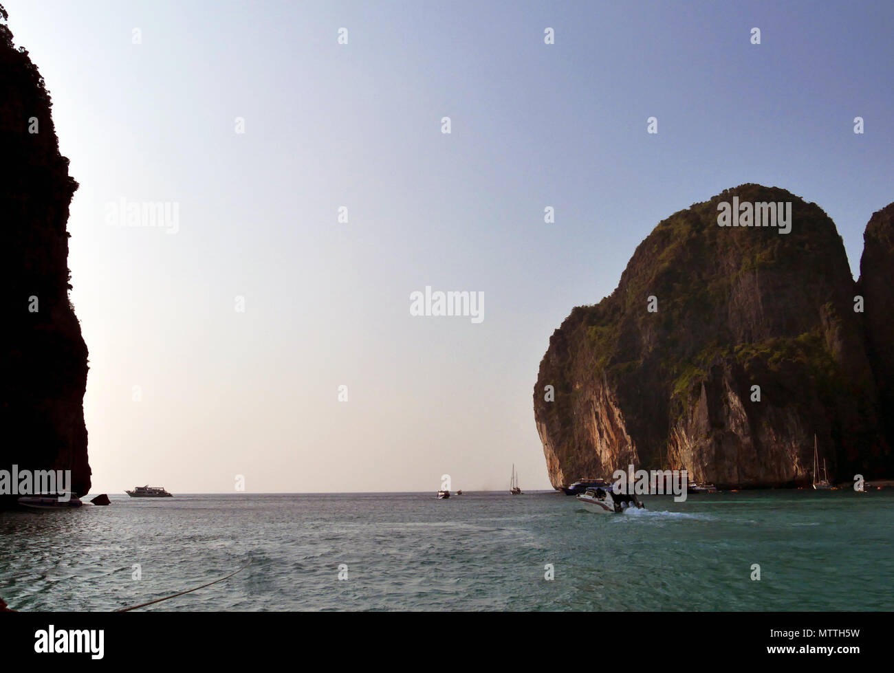 Maya beach phuket sunset Stock Photo - Alamy