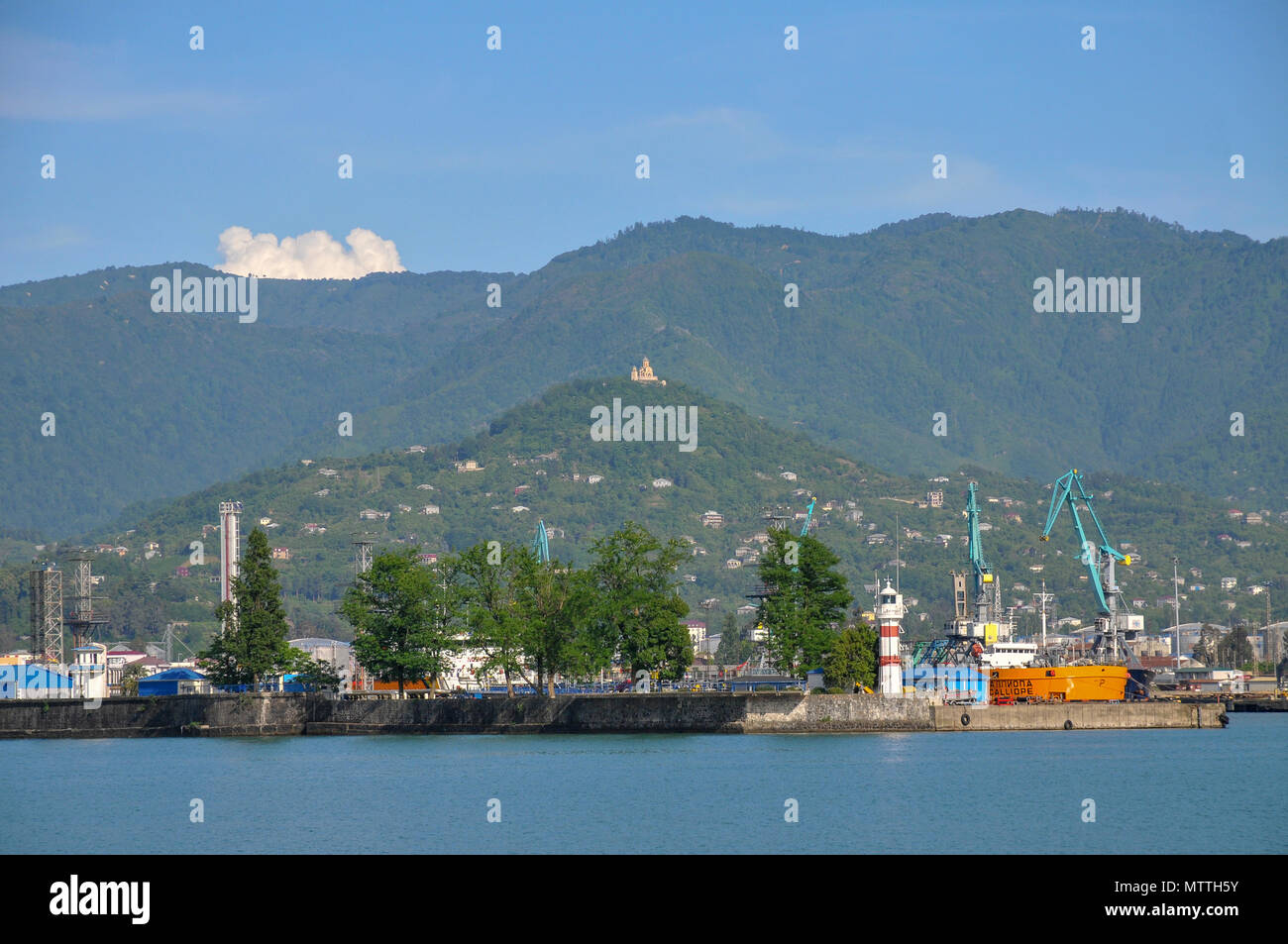 Batumi sea port, Georgia Stock Photo - Alamy