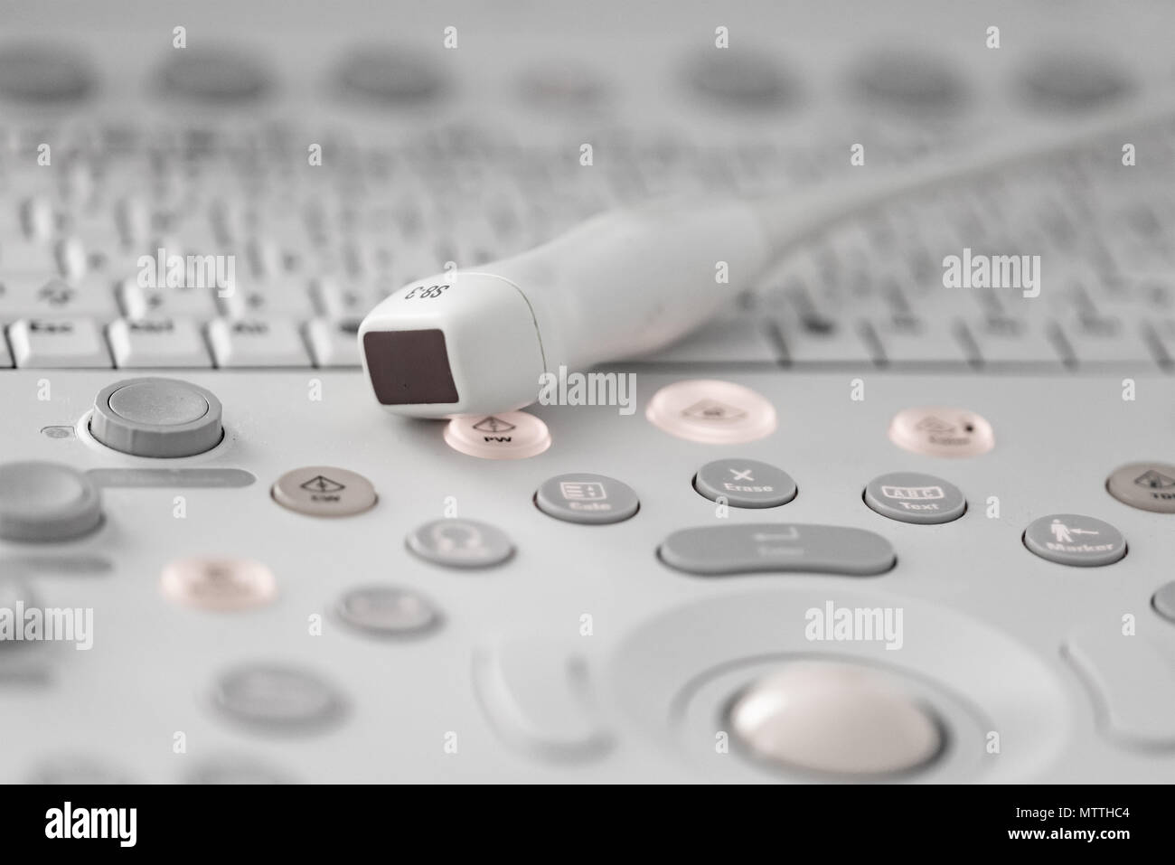 Modern ultrasonic device with sensors Stock Photo - Alamy