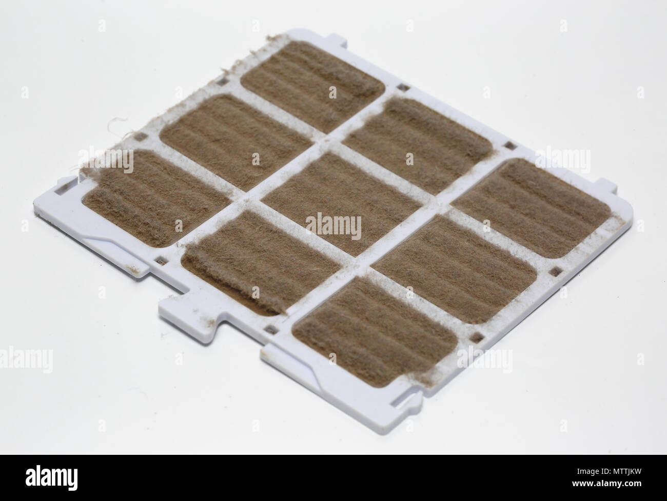 dust on the air conditioner filter Stock Photo - Alamy