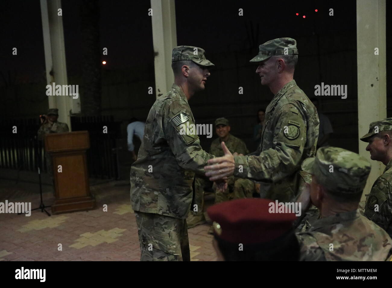 Col. Jonathan Byrom, commander of the 3rd Cavalry Regiment "Brave ...