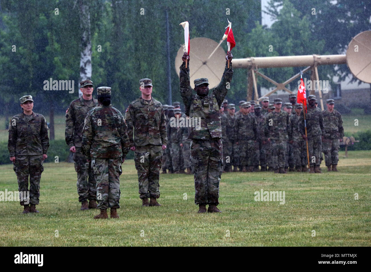 Signal corps flags hi-res stock photography and images - Alamy