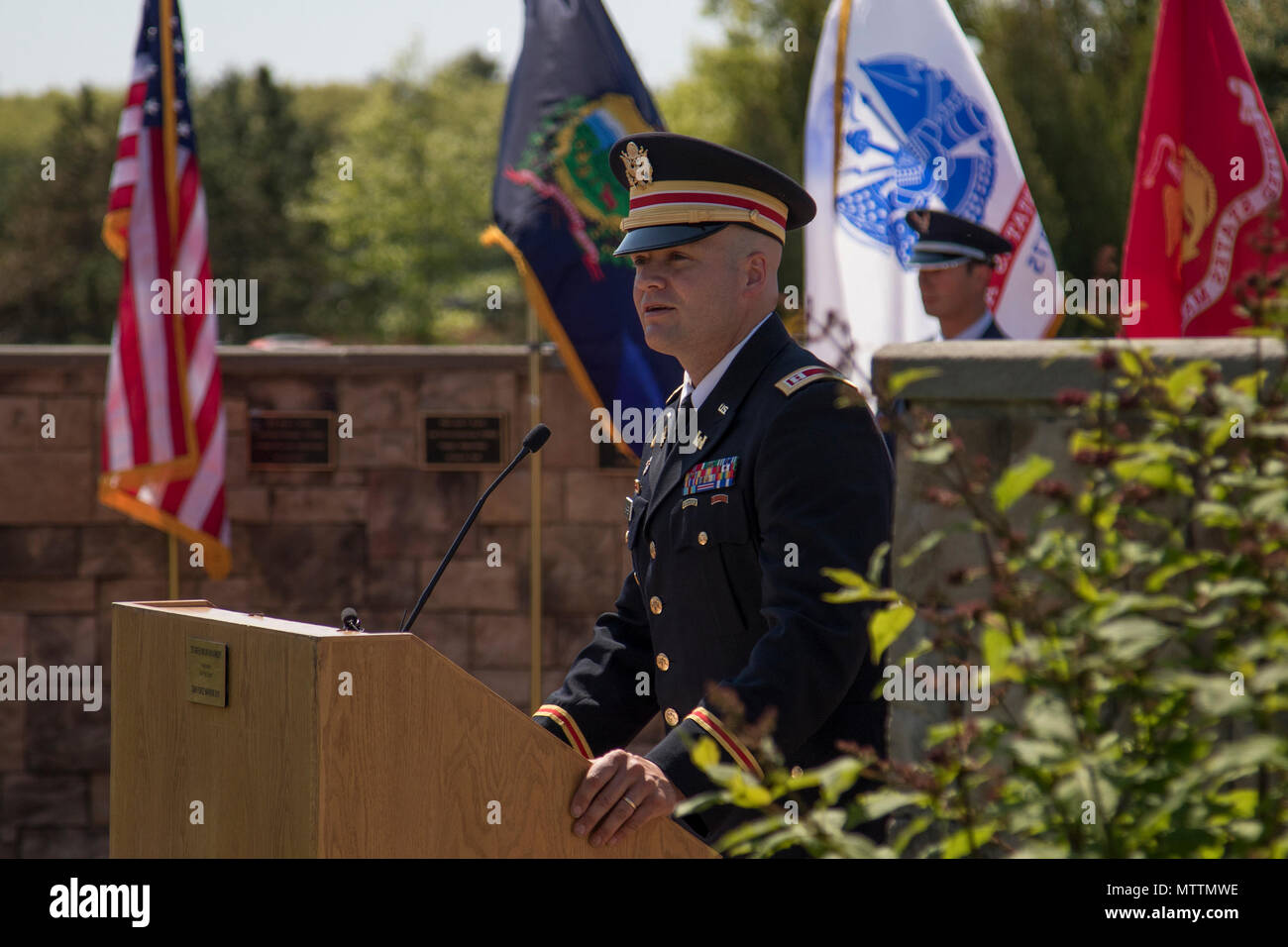 U.S. Army Capt. Austin Barber, 86th Troop Command, Garrison Support ...