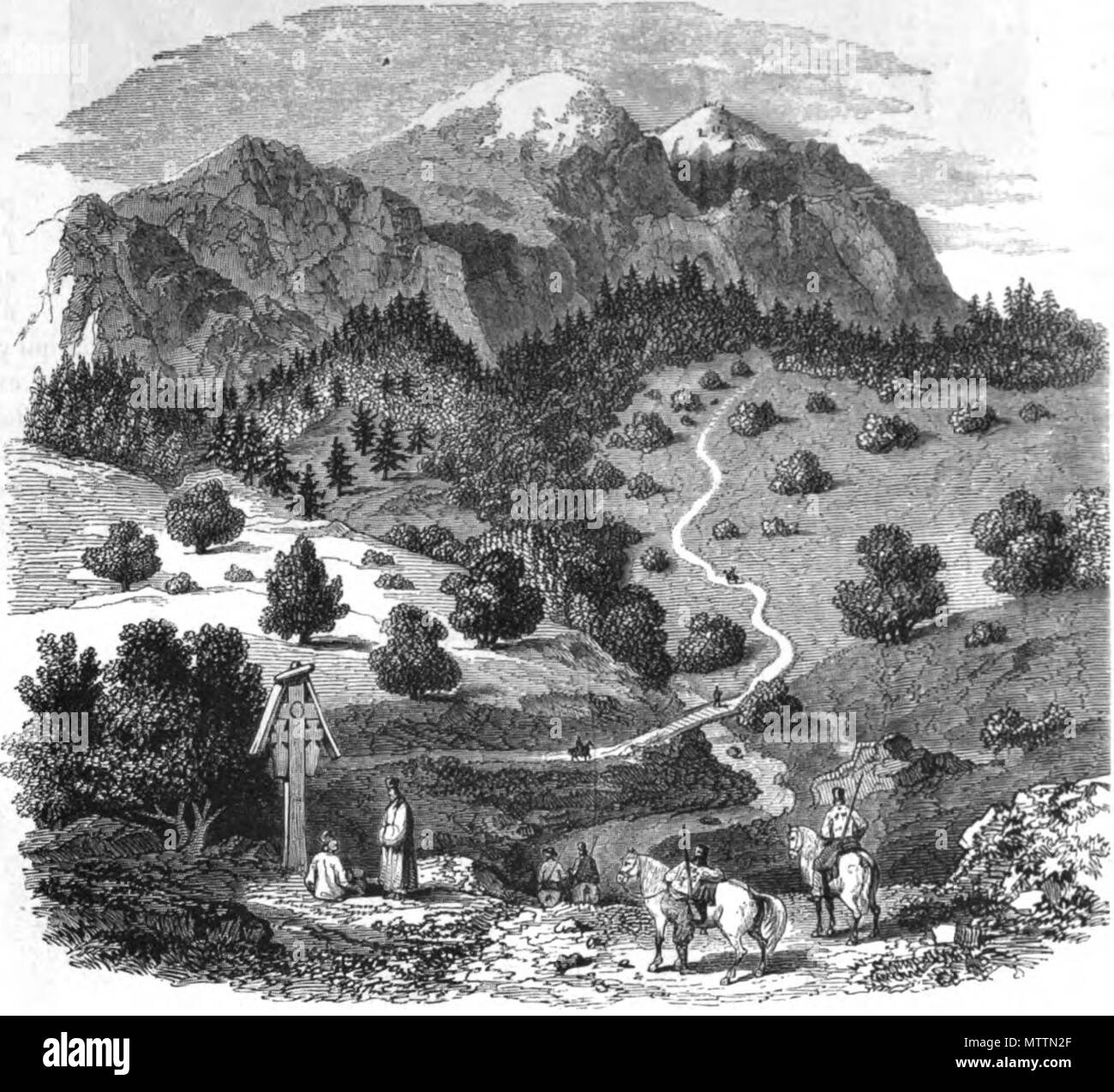 . Moldo-Valachie, Pics de Boudehjesch . 1840s. Unknown 421 Moldo ...