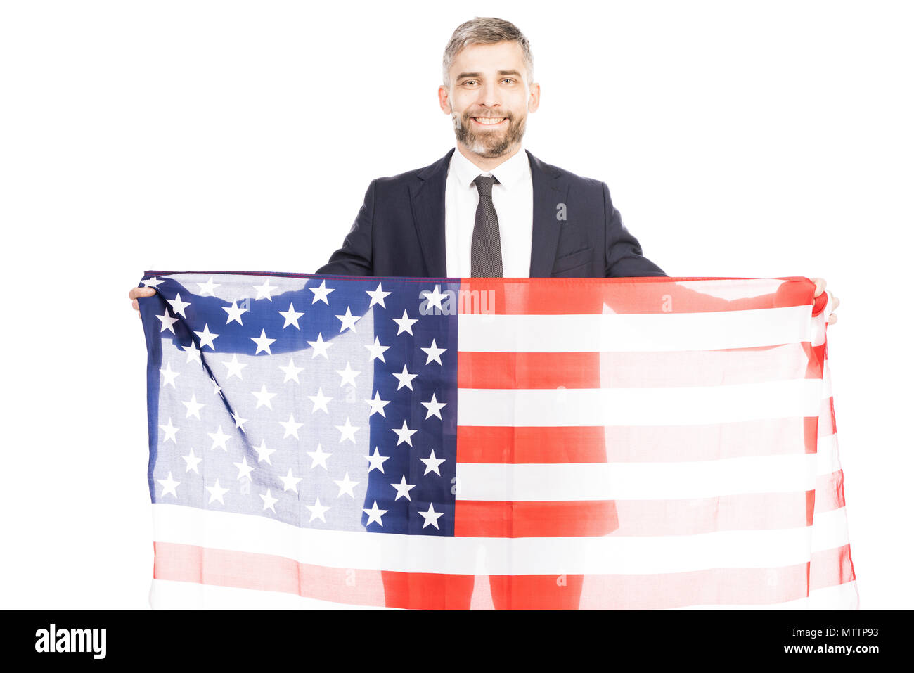 Patriotic american businessman hi-res stock photography and images - Alamy