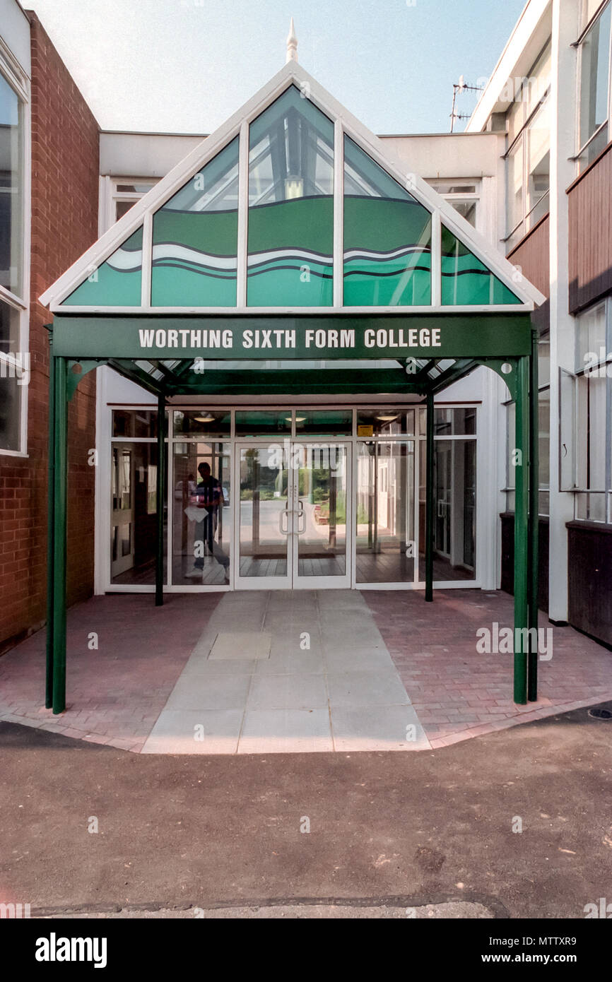 Worthing Sixth-Form College Stock Photo - Alamy