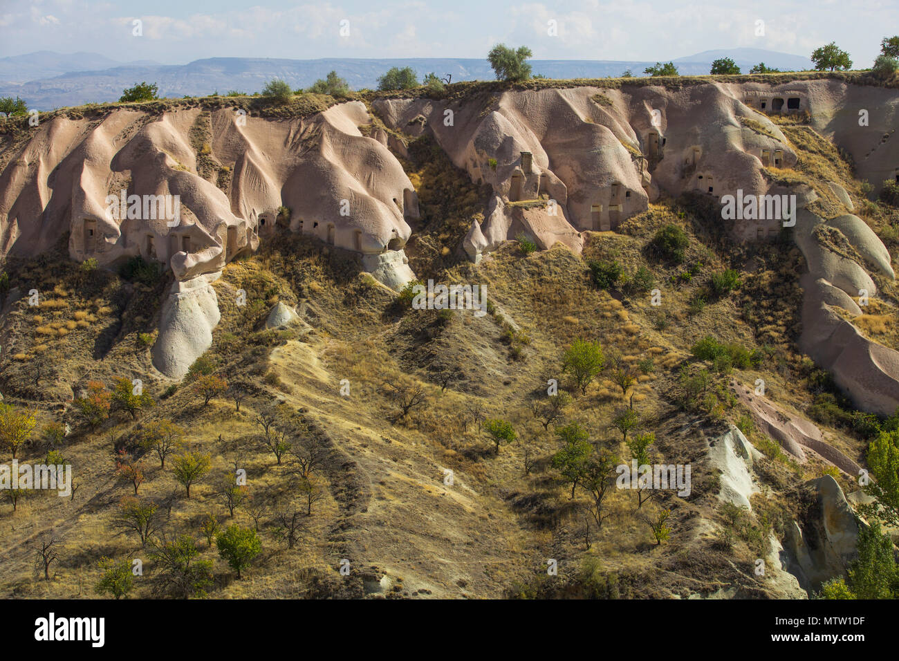 natural volcanic formations in Cappadocia in Turkey Stock Photo - Alamy