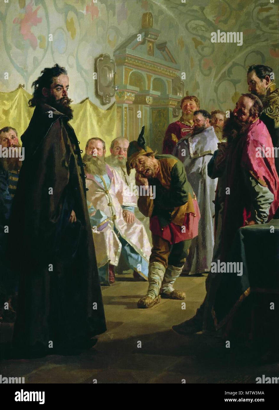 . The Disgraced Boyar and a Jester . 19th century. Nikolai Nevrev 445 ...