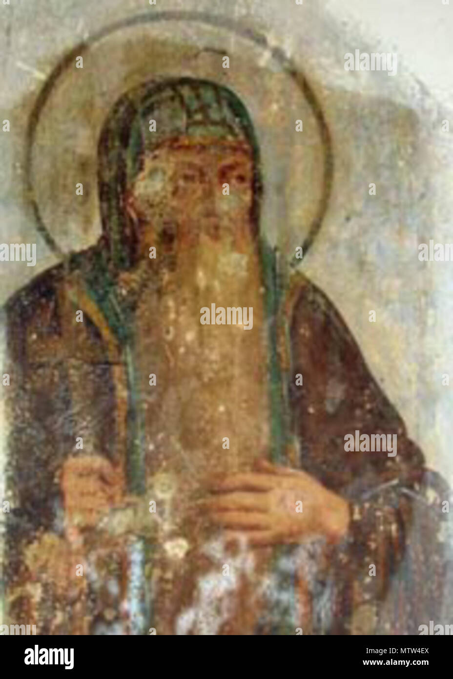 . English: St. Nikita Stolpnik Русский: Никита Столпник . 18th century ...