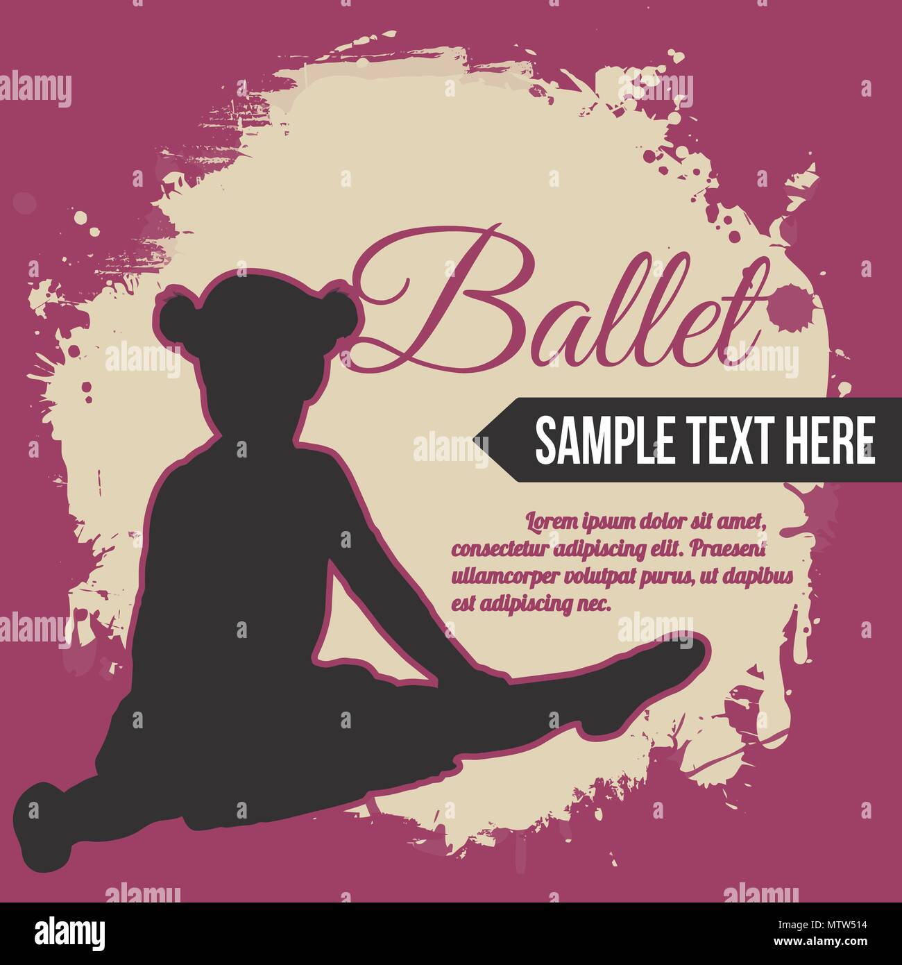 Antique ballet Stock Vector Images - Alamy