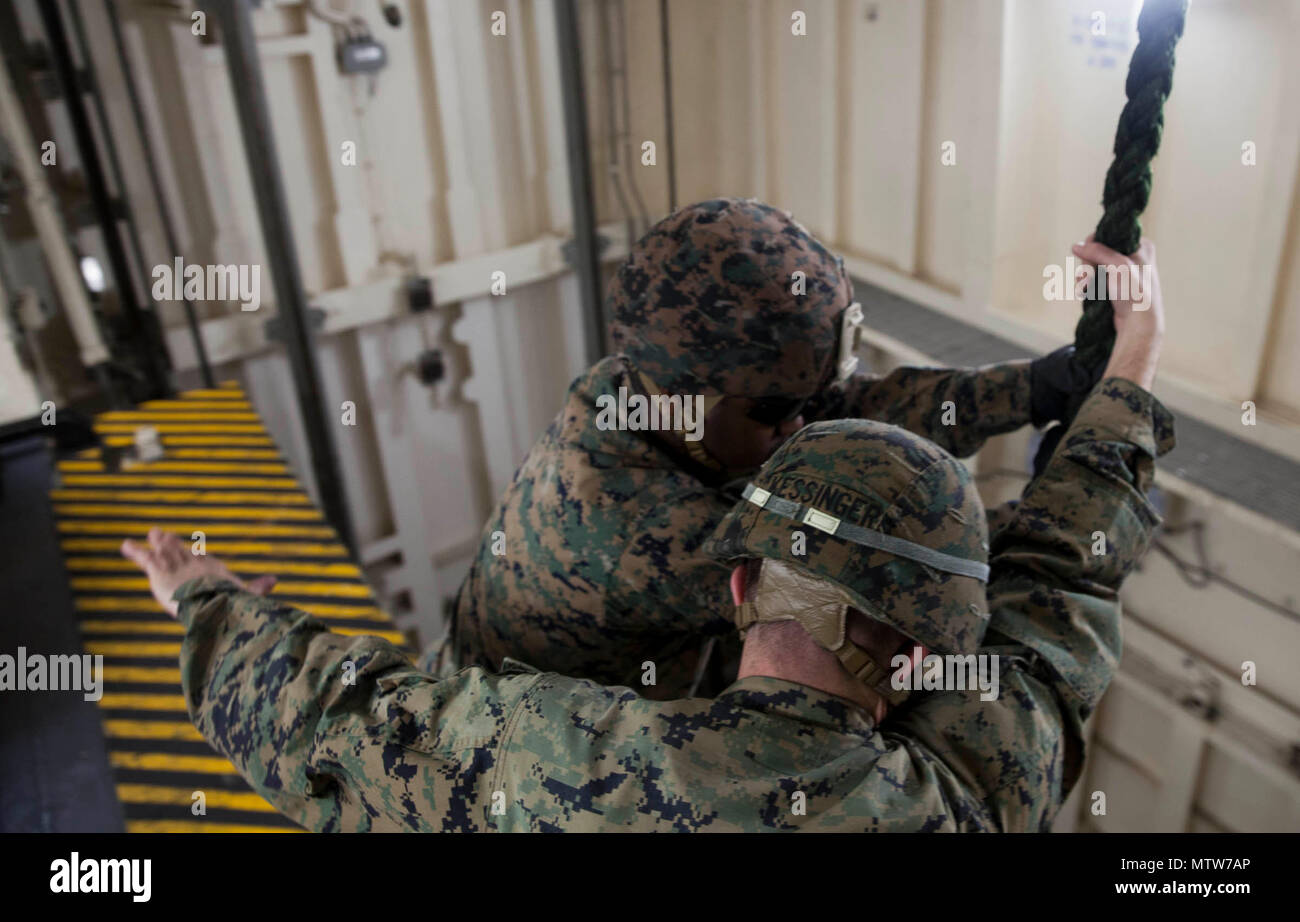 Cpl. Dominic Kessinger, a fire team leader with India Co, 3rd Battalion ...