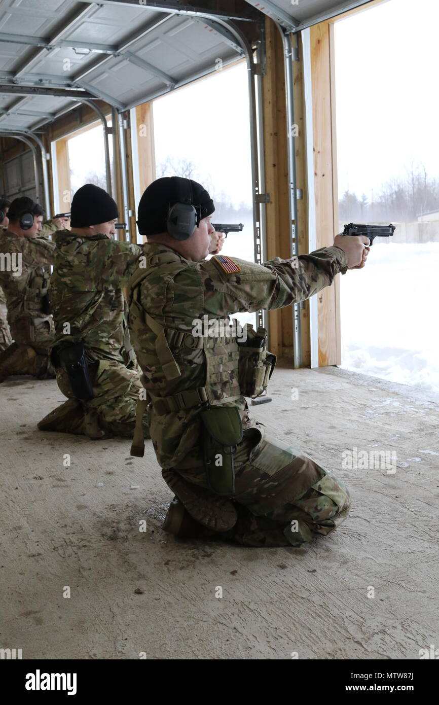 Pvt. Colton Crist, an indirect infantry fireman gunner of HHC, 1st BN ...