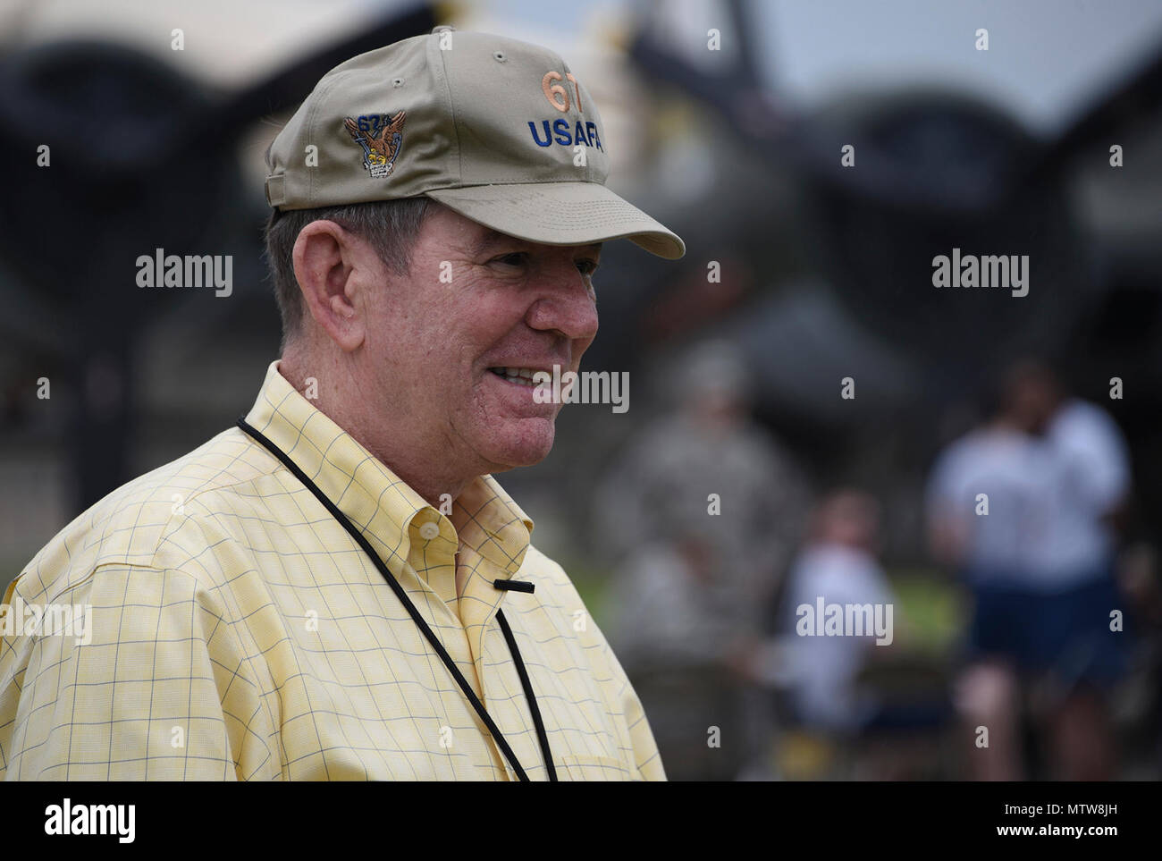 Retired Brig. Gen. George P. Cole attends the Mighty Eighth Heritage 8K ...