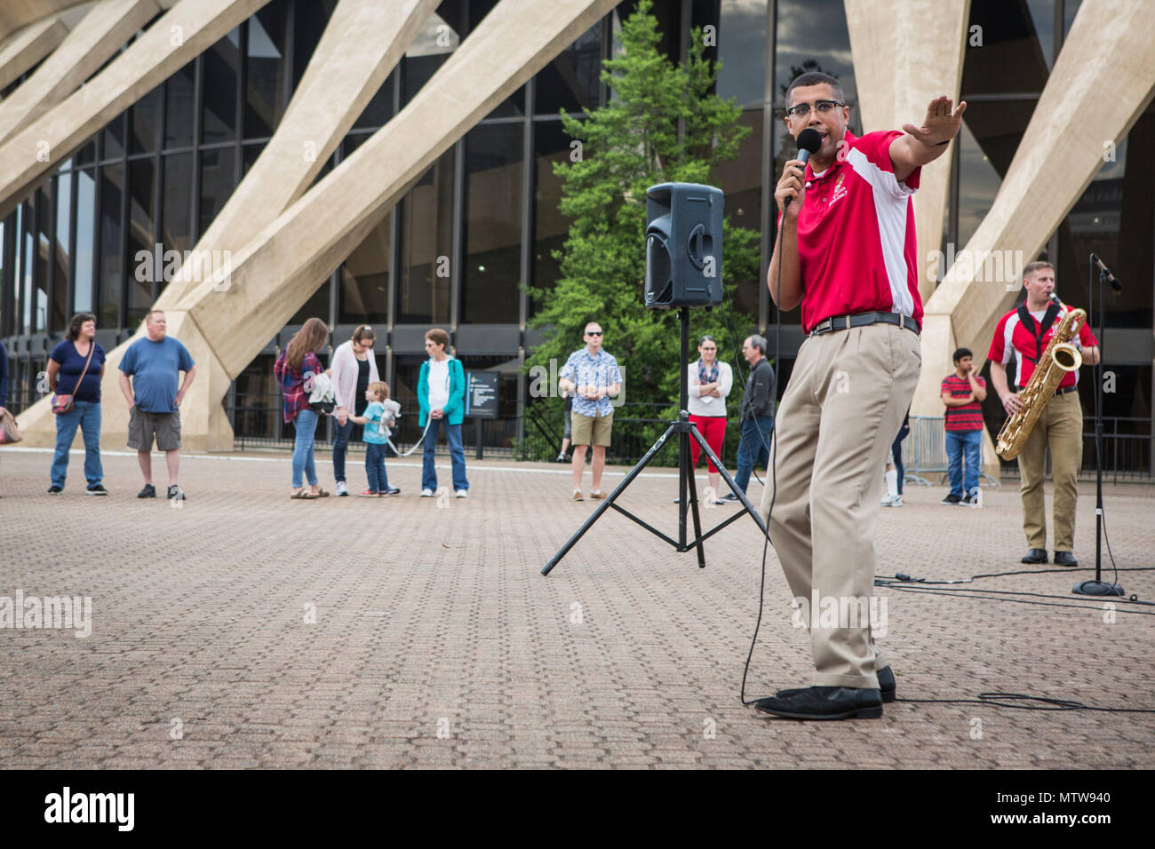 U.S. Marine Corps Sgt. Jordan Snow, enlisted musician, Quantico Marine ...