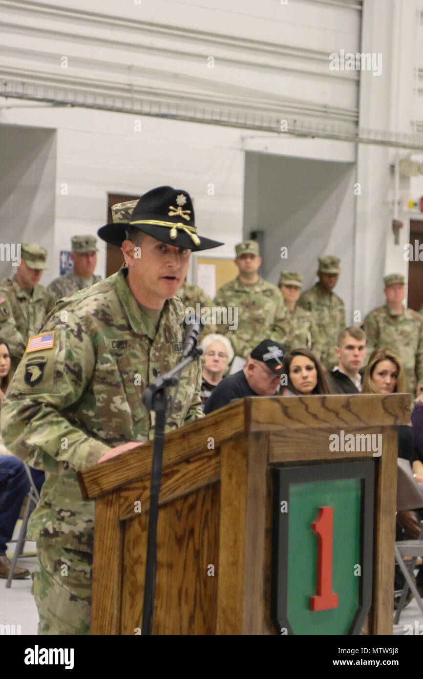 Lt. Col. Clinton R. Cody, commander of the 1st Squadron, 6th Cavalry ...
