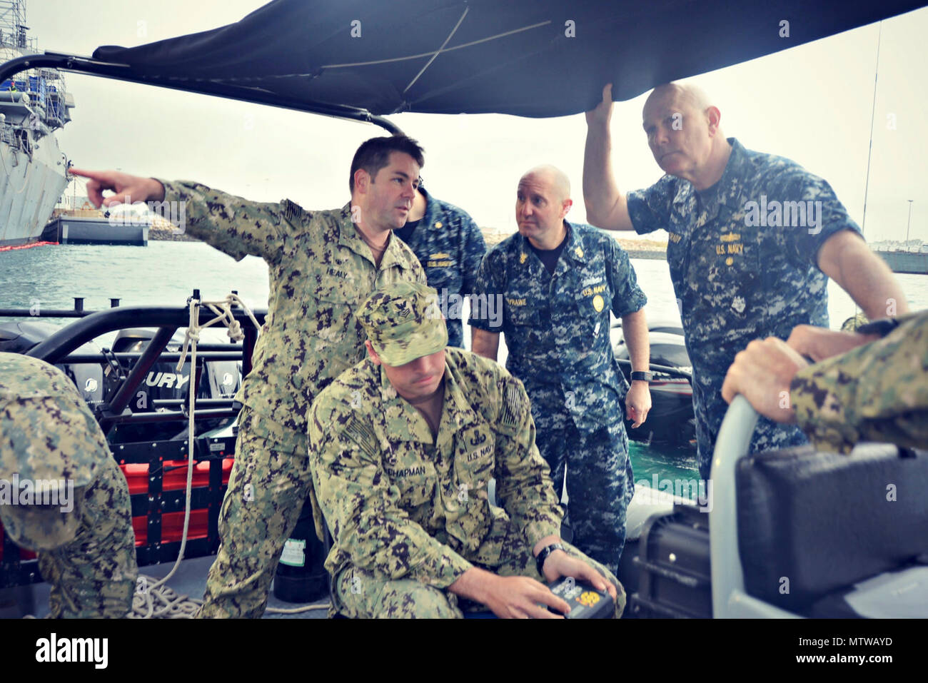 NAVAL STATION ROTA, Spain (April 25, 2017) Vice Adm. Christopher W ...