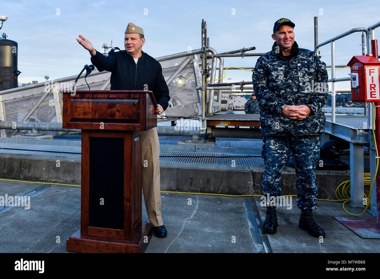 170127-N-SH284-208 BREMERTON, Wash. (Jan 27, 2017) Capt. Brian Humm ...