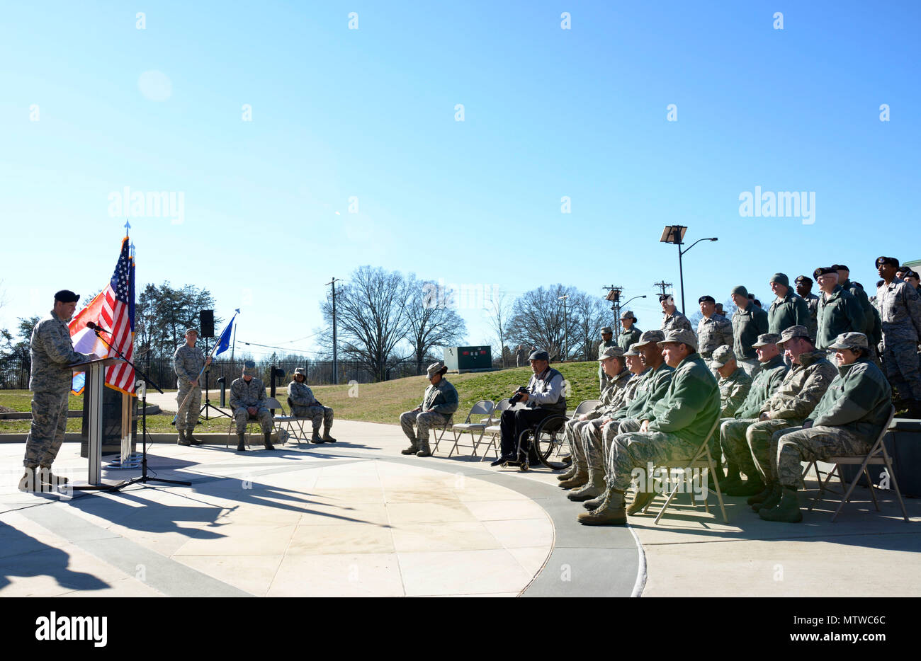 U.S. Air Force Lt. Col. Robert Andrews, commander for the 145th ...