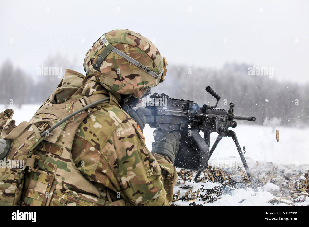 A Soldier from Alpha Company, 1st Battalion, 4th Infantry Regiment ...