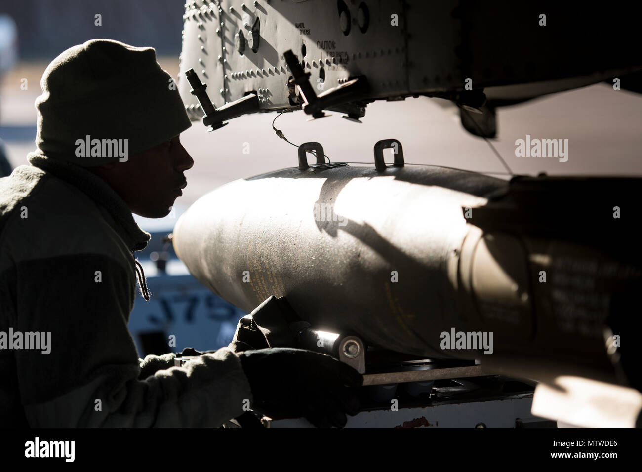 Staff Sgt. Tayrell Washington, 74th Aircraft Maintenance Unit weapons ...