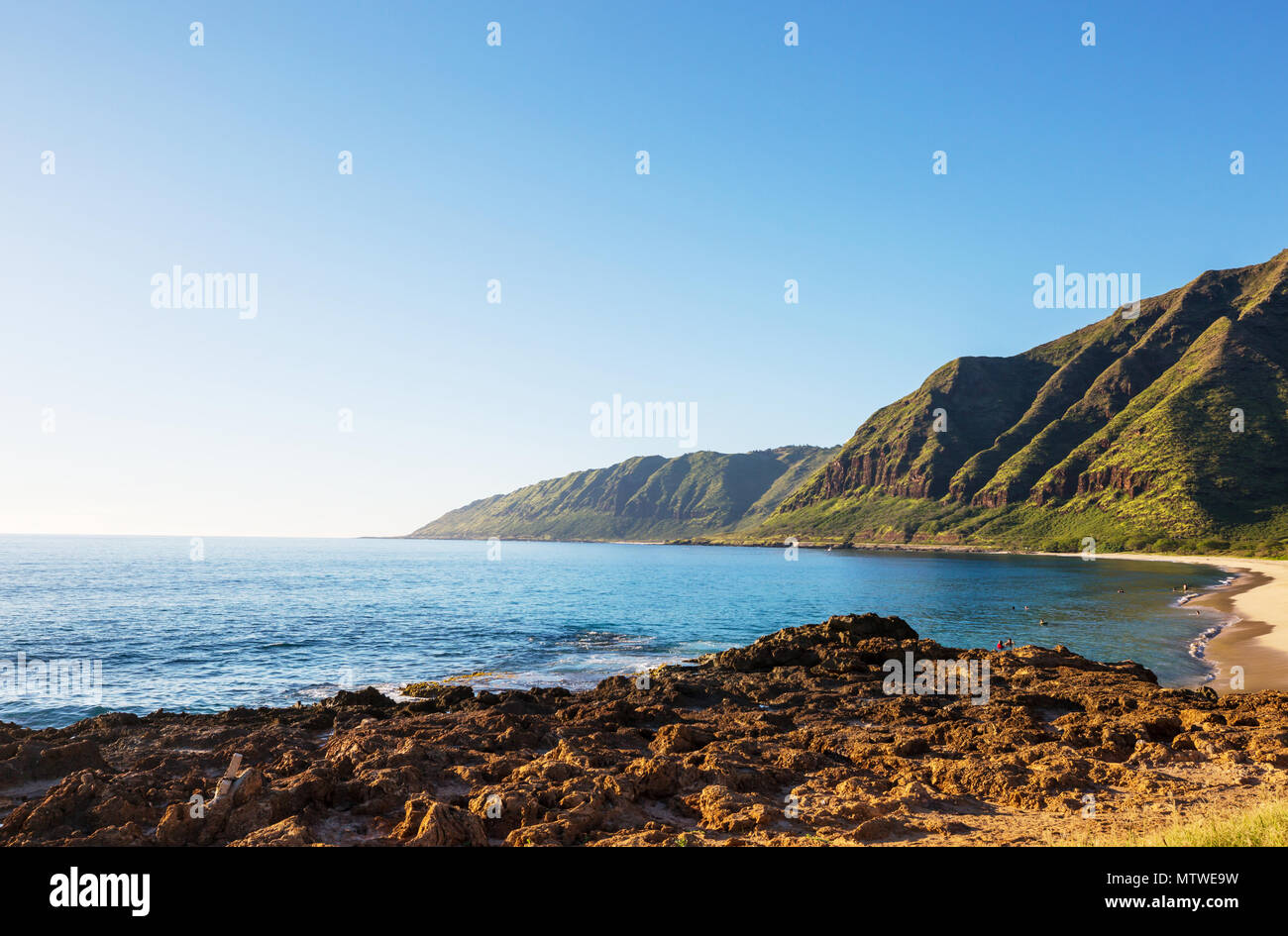 Beautiful landscapes in Oahu island, Hawaii Stock Photo - Alamy