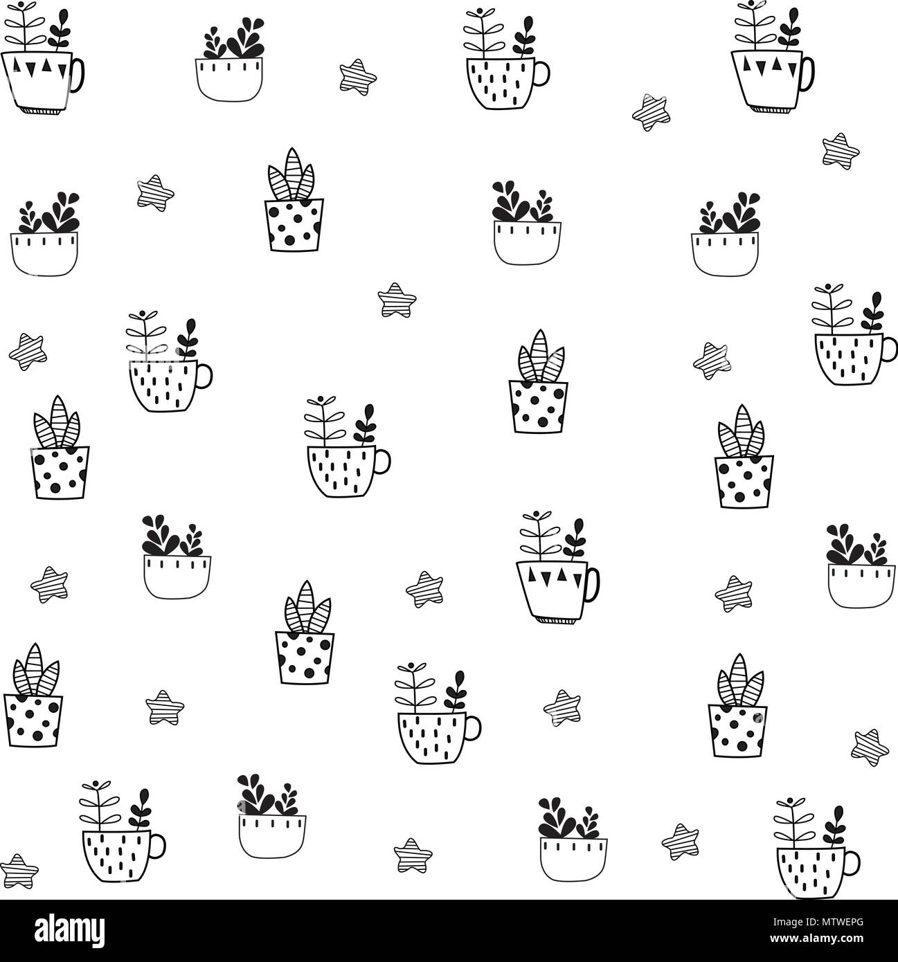 Mexican hand tree Black and White Stock Photos & Images - Alamy