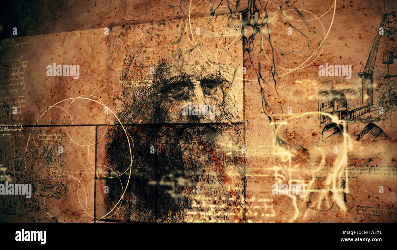 Davinci man hi-res stock photography and images - Alamy
