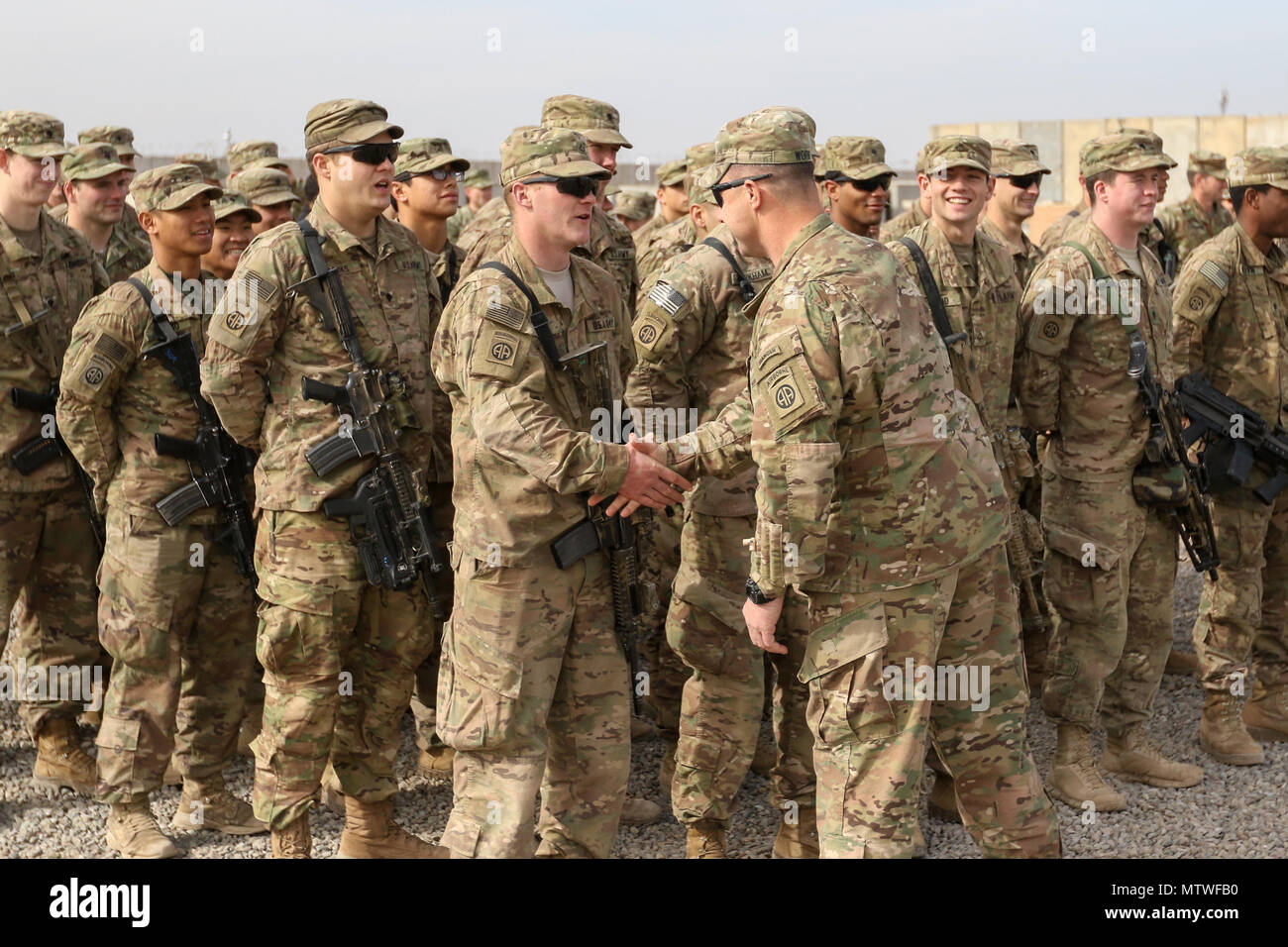 Col. Pat Work, commander of the 2nd Brigade Combat Team, 82nd Airborne ...