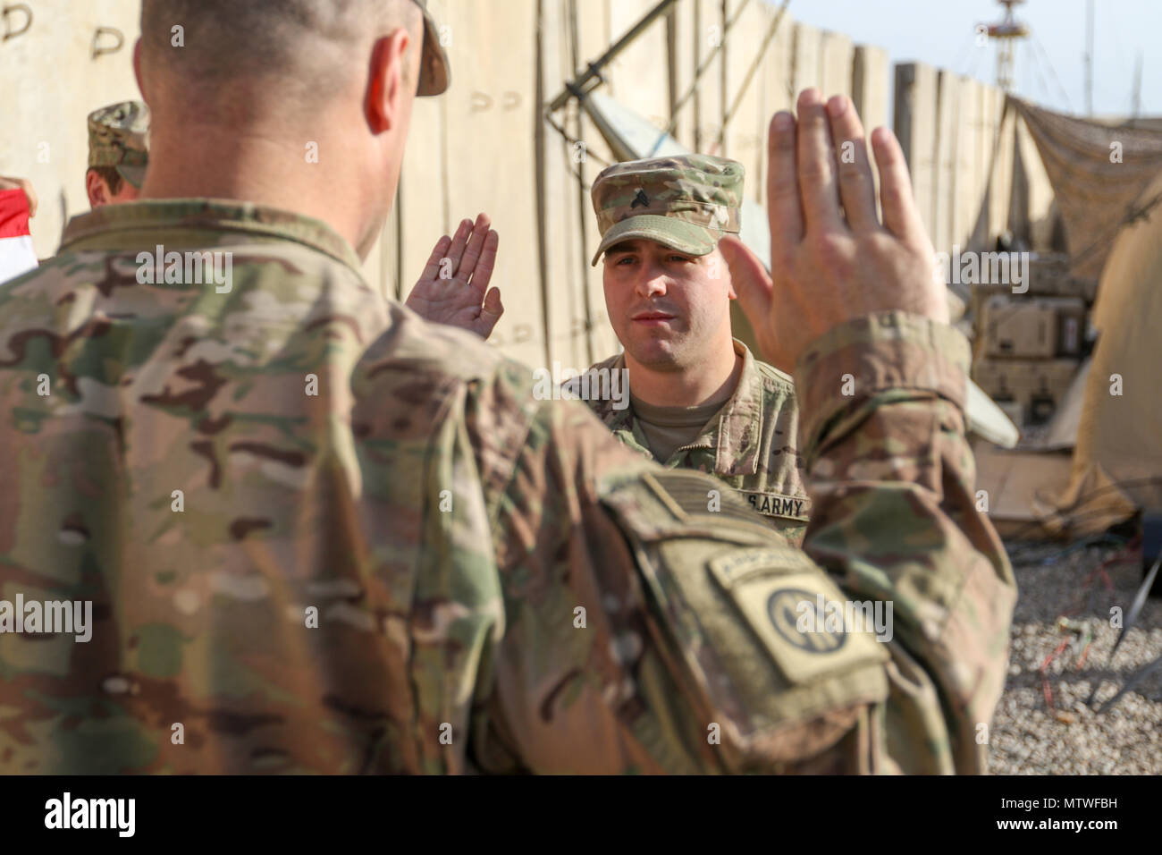Lt. Col. John Hawbaker, commander of the 1st Squadron, 73rd Cavalry ...