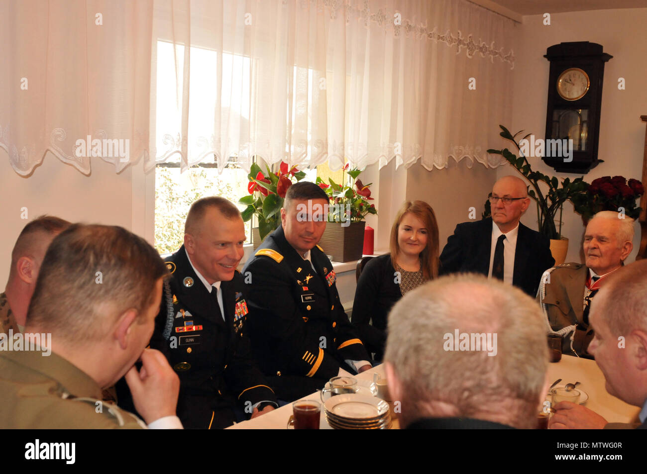 Command Sgt. Maj. Christopher Gunn and Col. Christopher Norrie, command ...