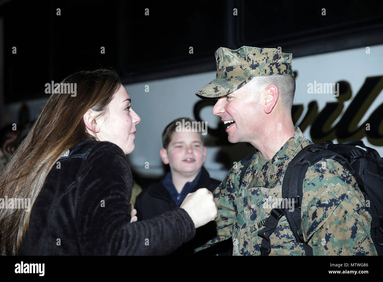 Lt. Col. Randall Jones, the commanding officer of Combat Logistics ...