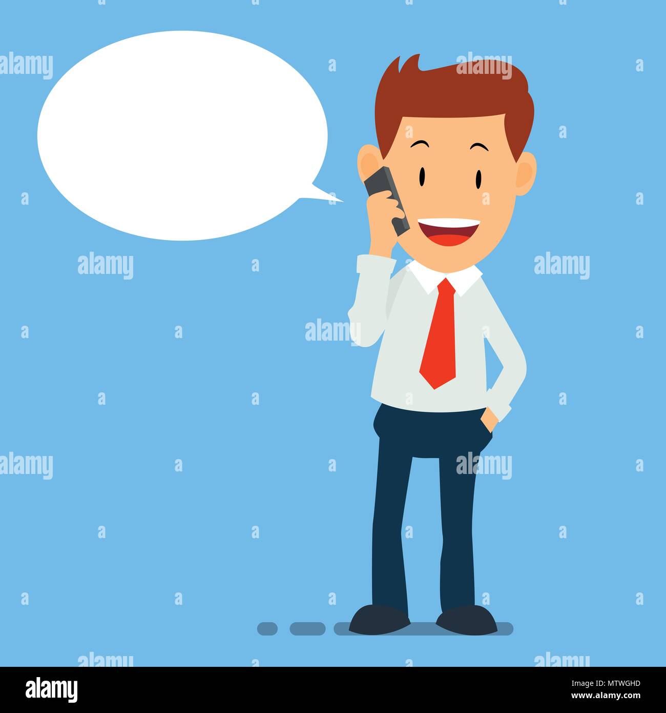 Smart portrait business Stock Vector Images - Alamy