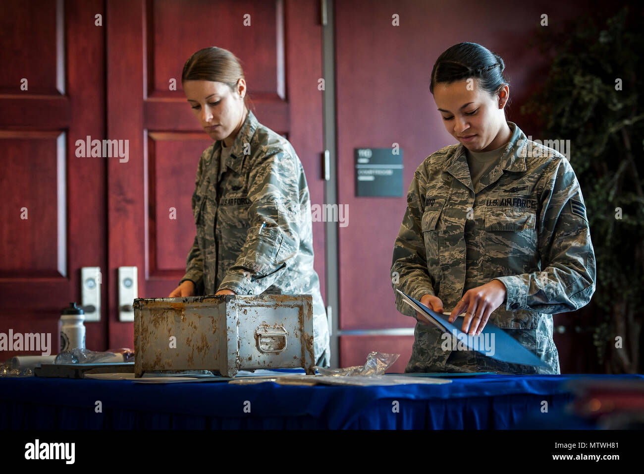 SCHRIEVER AIR FORCE BASE, Colo. -- SrA Samantha Boyd, 50th Operational Support Squadron, and 1st ...
