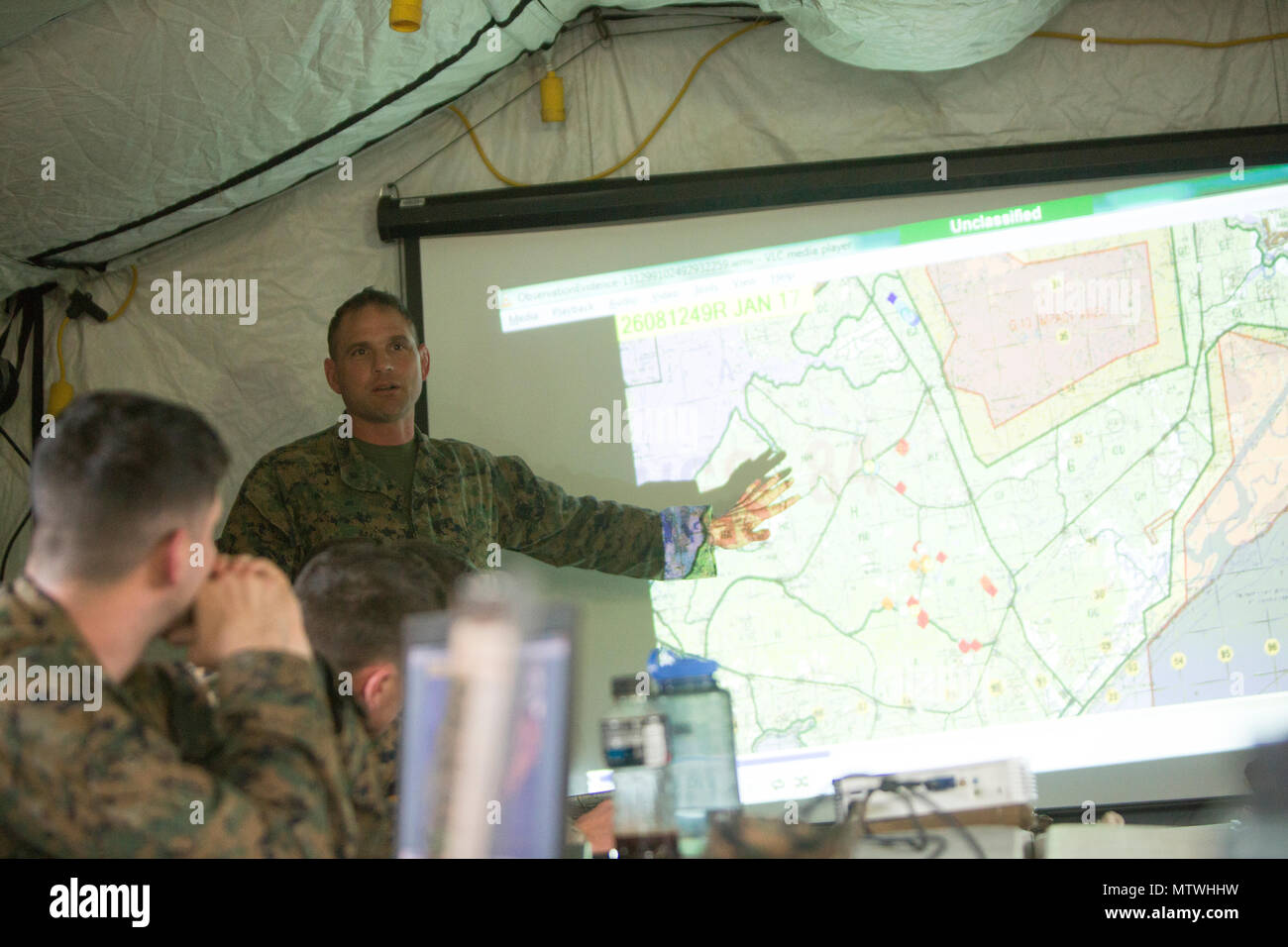 U.S. Marine Corps Lt. Col. Marcus J. Mainz, battalion commander, 2nd ...