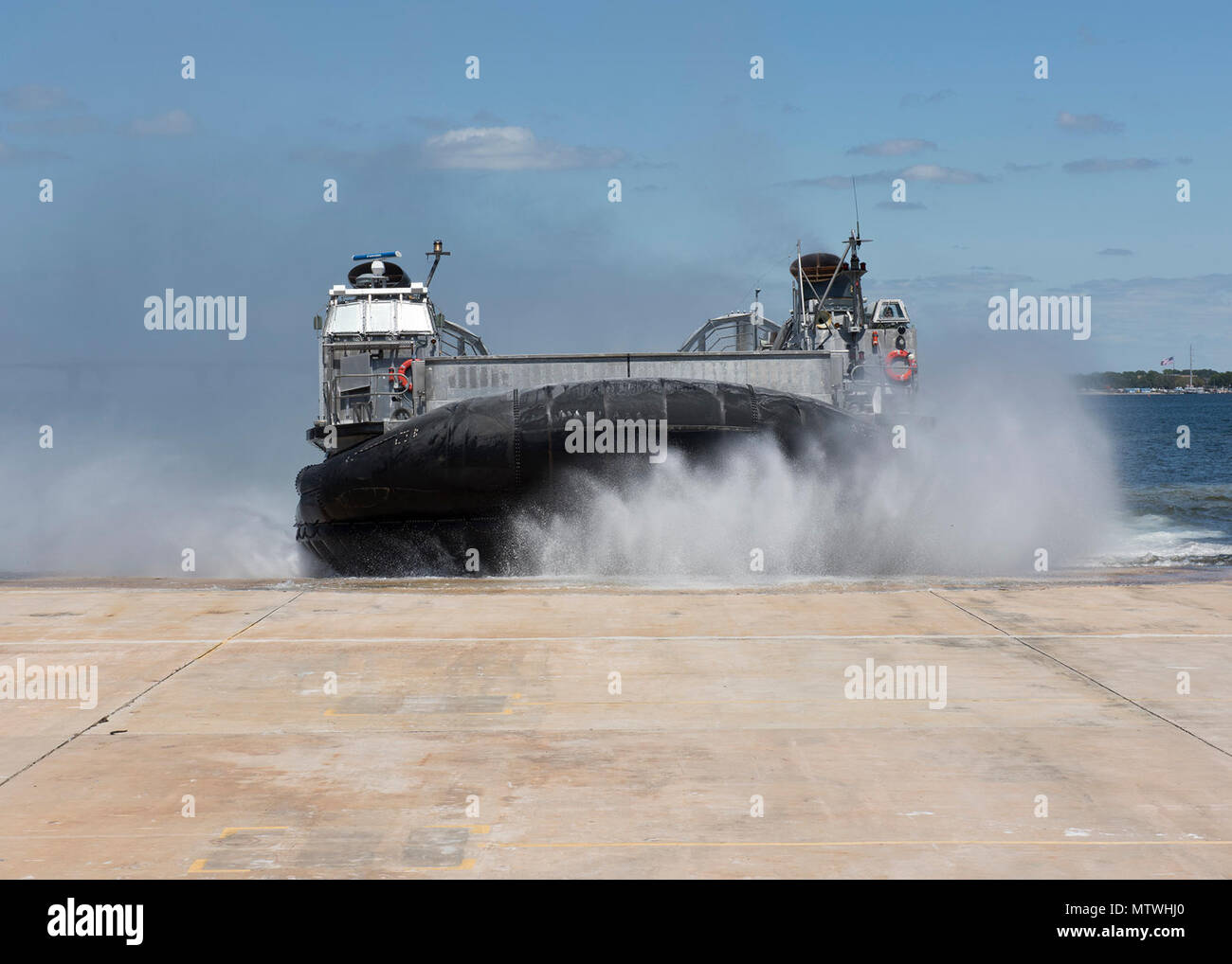 CITY, Florida - Landing Craft Air Cushion (LCAC) 91, a platform used ...