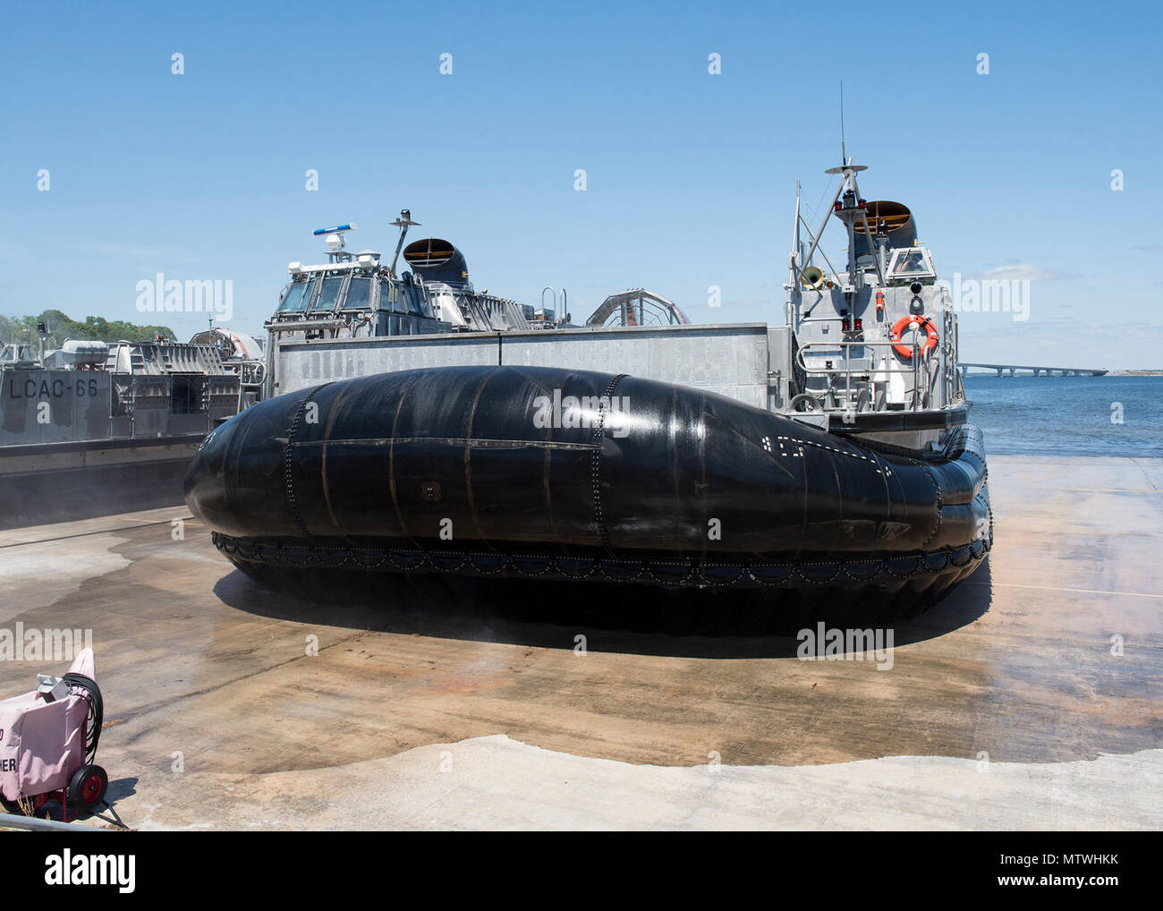 CITY, Florida - Landing Craft Air Cushion (LCAC) 91, a platform used ...