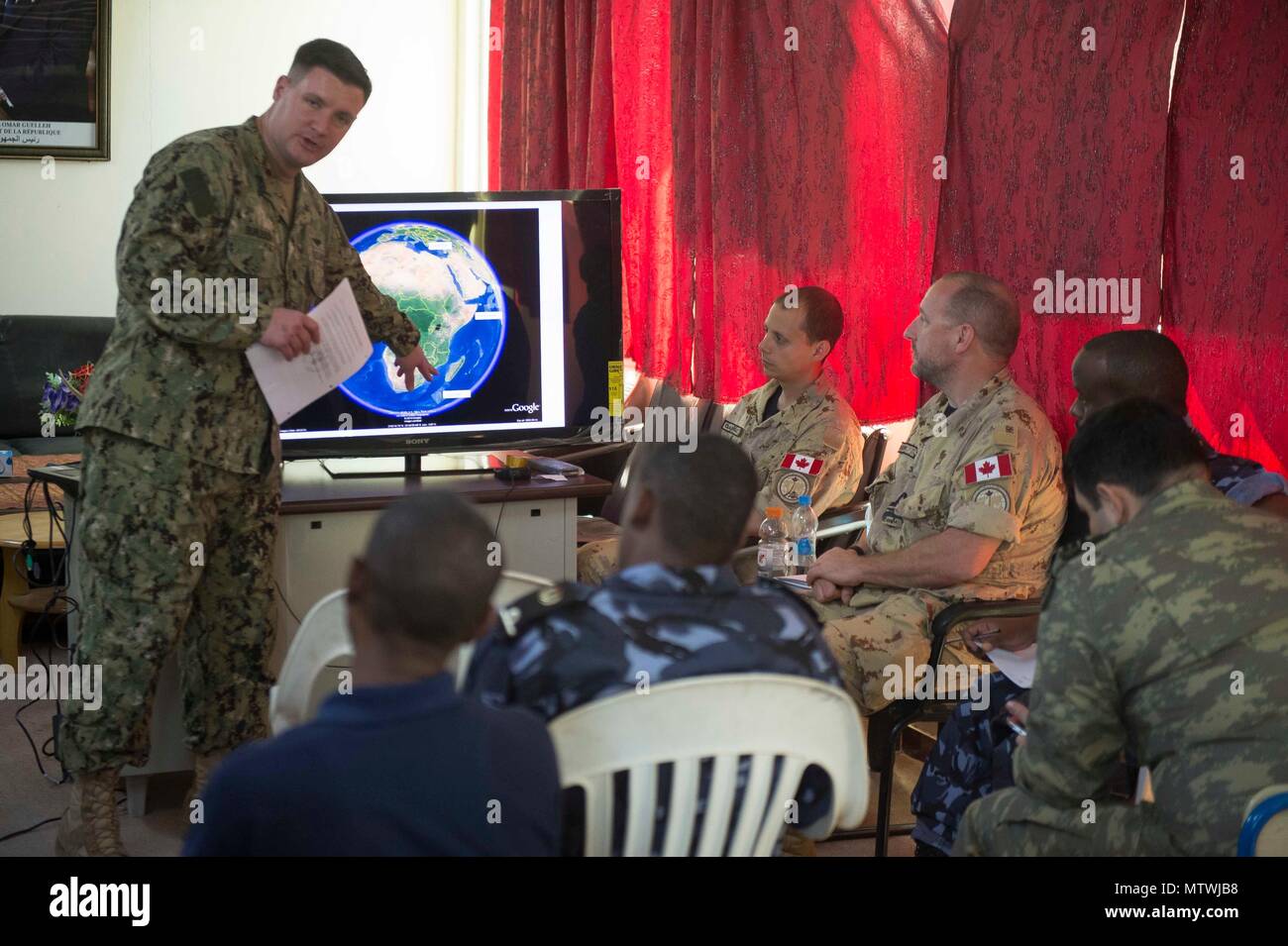 U.S. Navy Cmdr. Eli Burleson, Proliferation Security Initiative Action ...