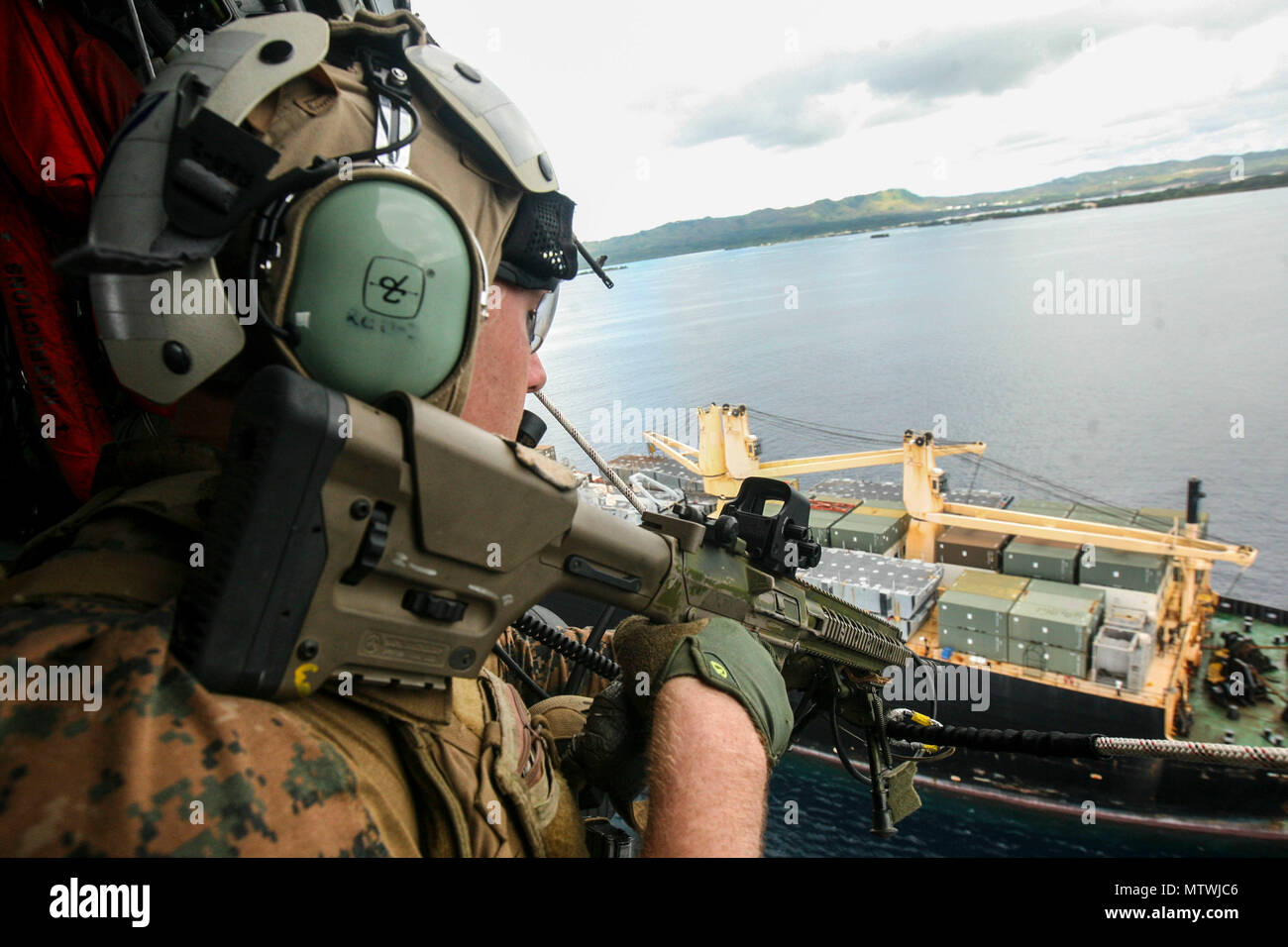 Sgt. Jacob Uhler, a scout sniper, with 2nd Battalion, 5th Marine ...